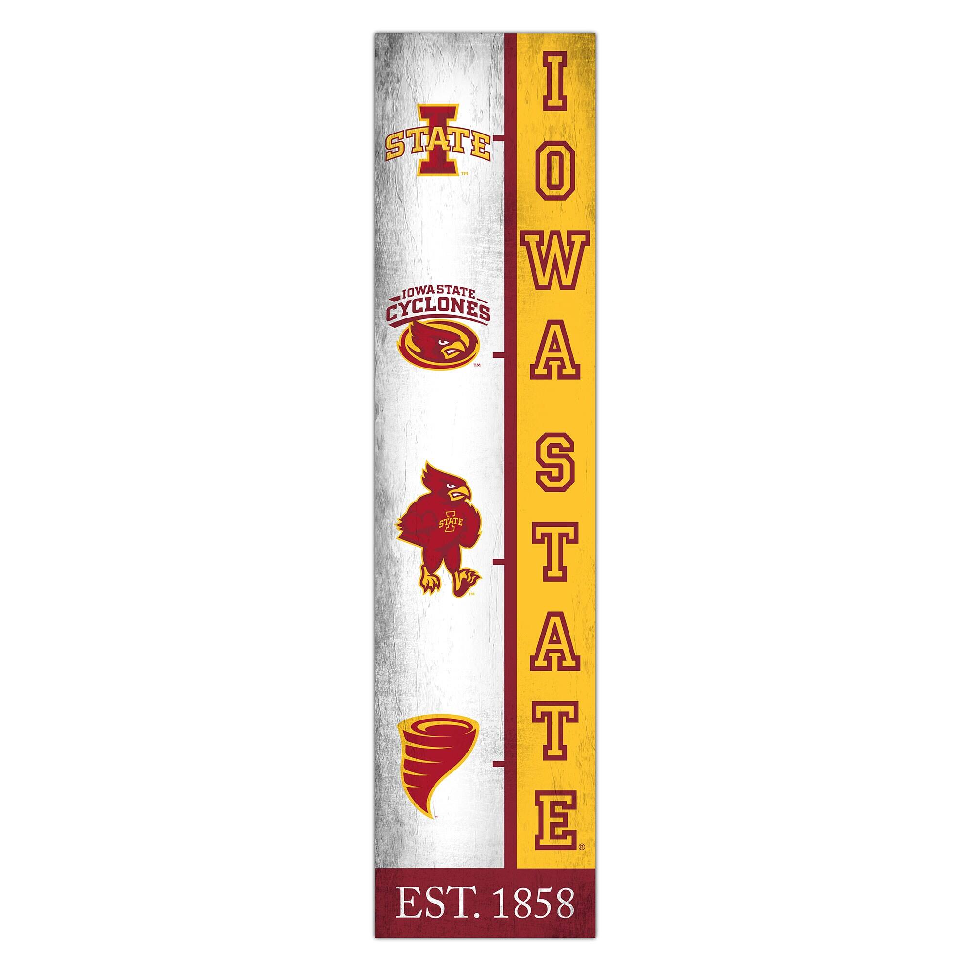 Fan Creations Iowa State Cyclones 6" x 24" Progression Wood Sign ...