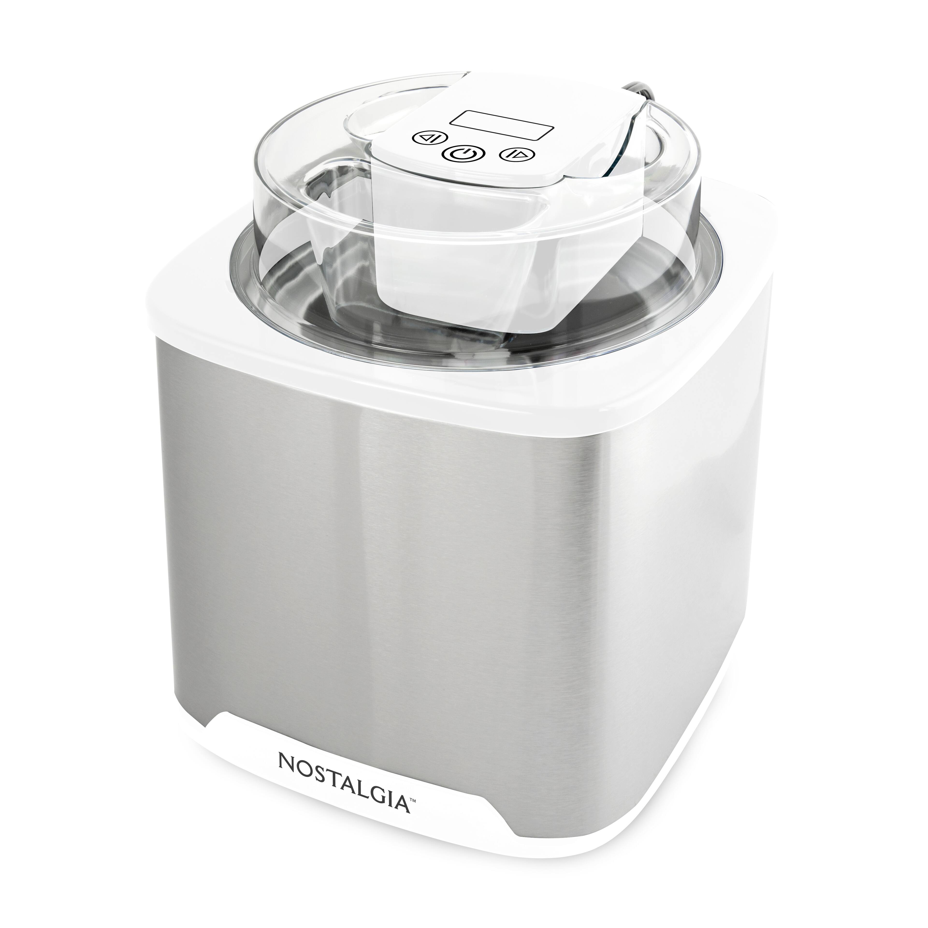 Nostalgia 2 qt. Digital Ice Cream Maker White NGDICM2SSWH6A - Best Buy