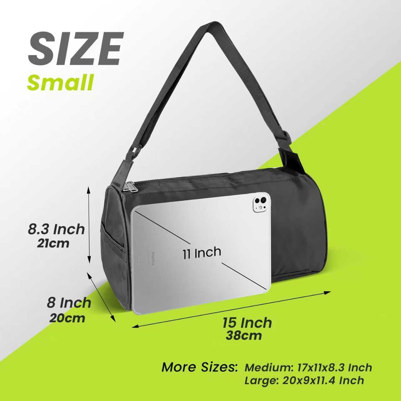 Paradigms Interiors Small Travel Duffel Bag Foldable Waterproof Gym For ...