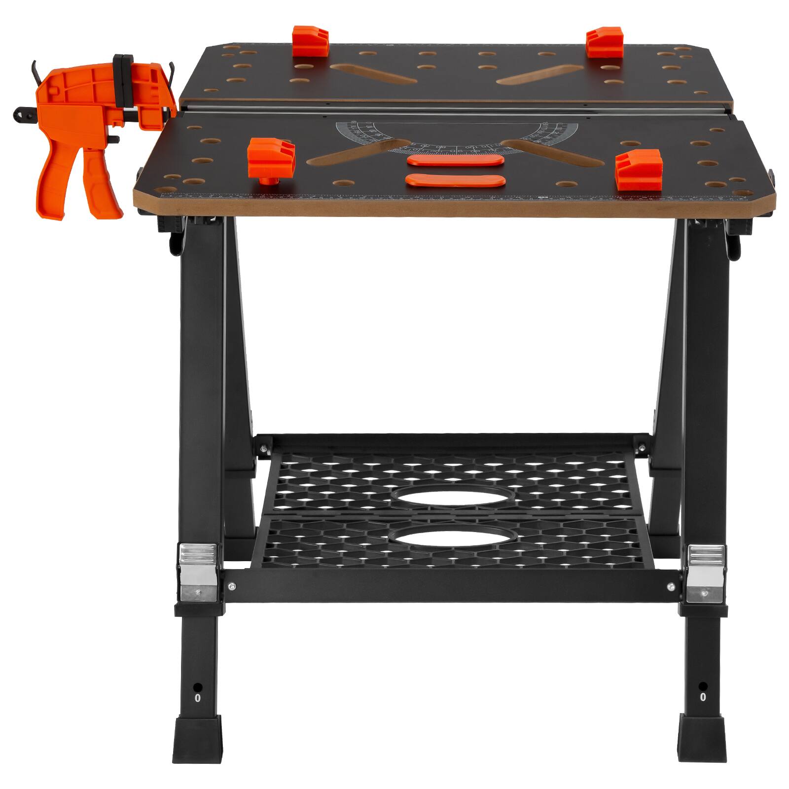 VEVOR Convertible Workstation, Dual Function as Sawhorse/Workbench ...