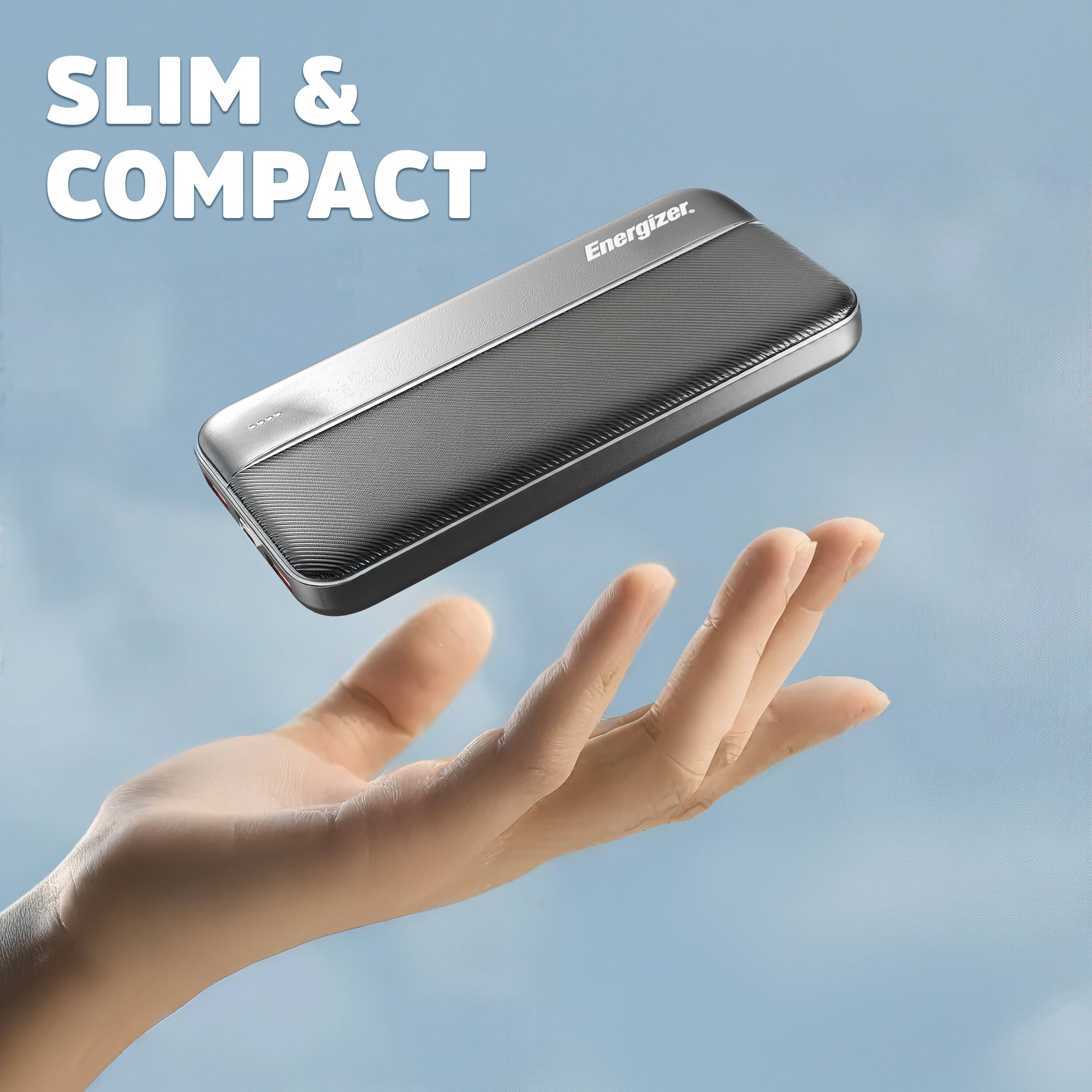 Energizer Power Bank 10,000mAh, Portable Charger with USB C & USB A ...