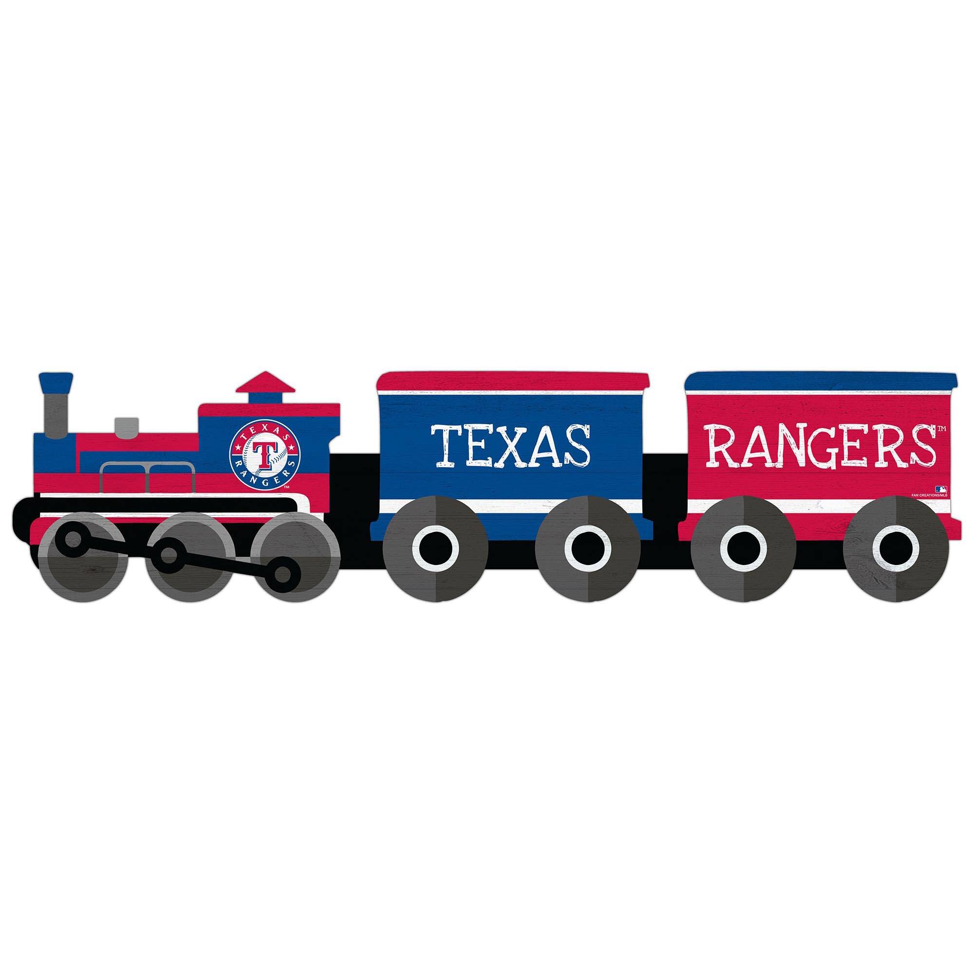 Fan Creations Texas Rangers 6'' x 24'' Train Cutout Sign Multicolor ...