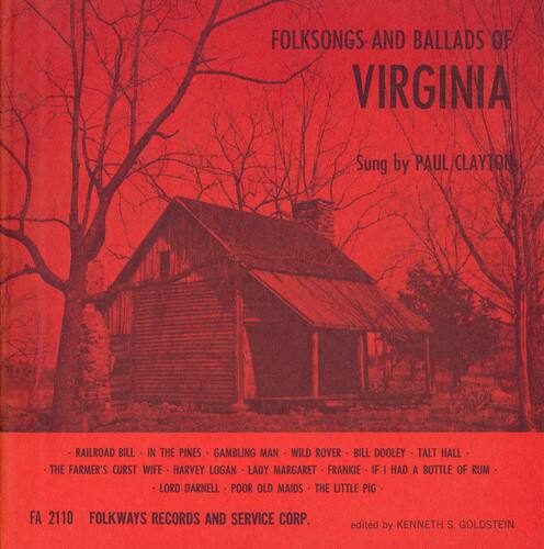 Paul Clayton Folksongs and Ballads of Virginia COMPACT DISCS [CD ...