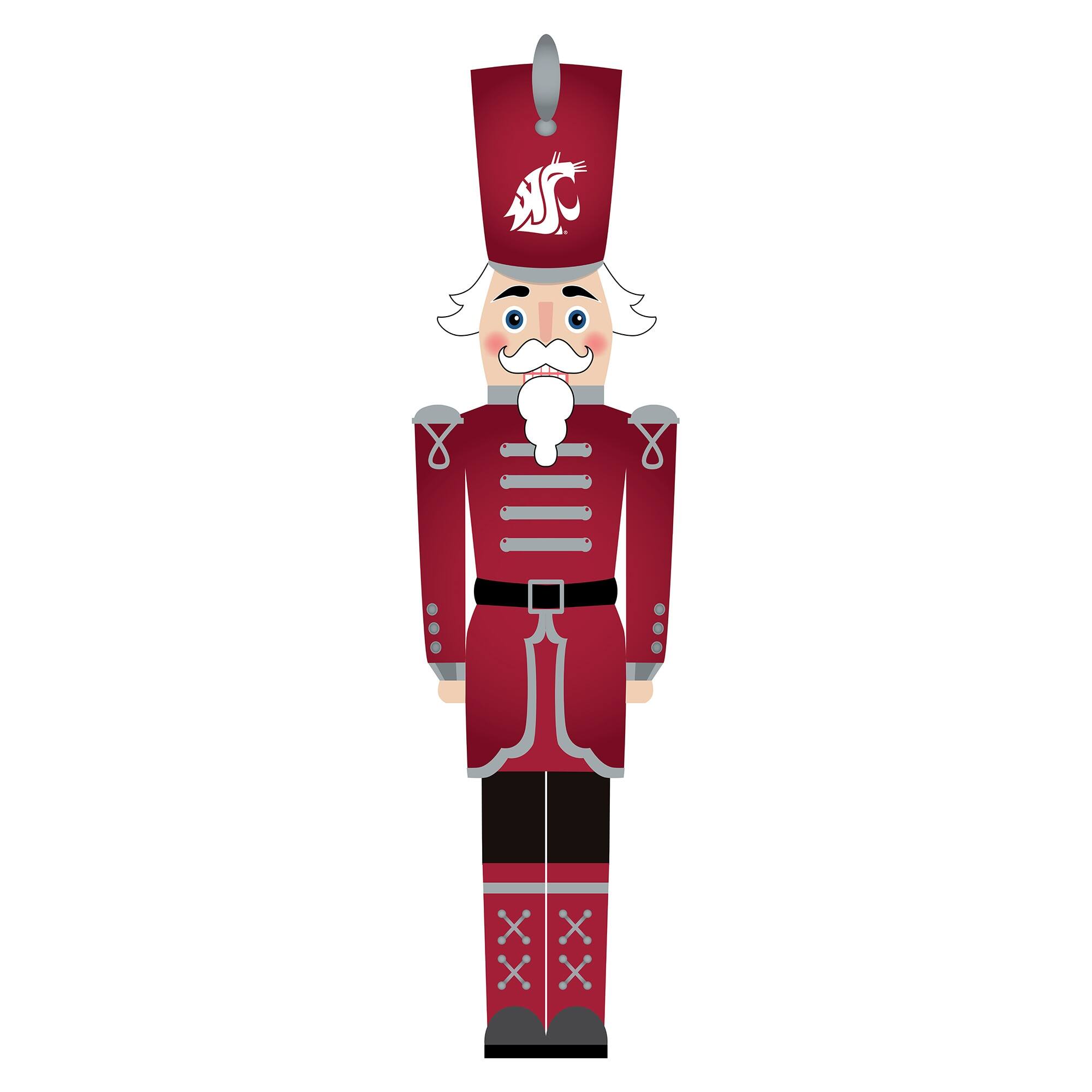 Fan Creations Washington State Cougars 46" Nutcracker Leaner Multicolor ...