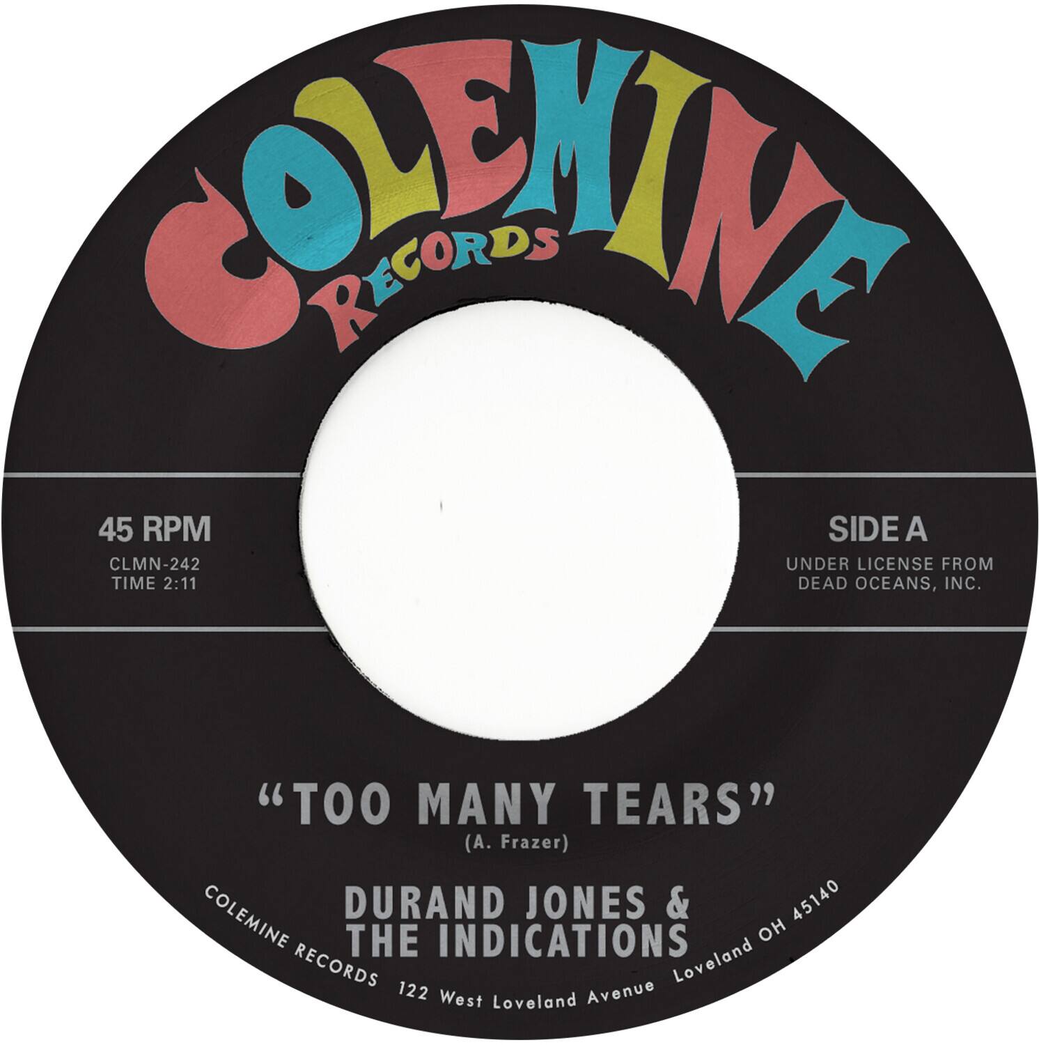 Durand Jones & The Indications Too Many Tears / Cruisin' to the Parque ...
