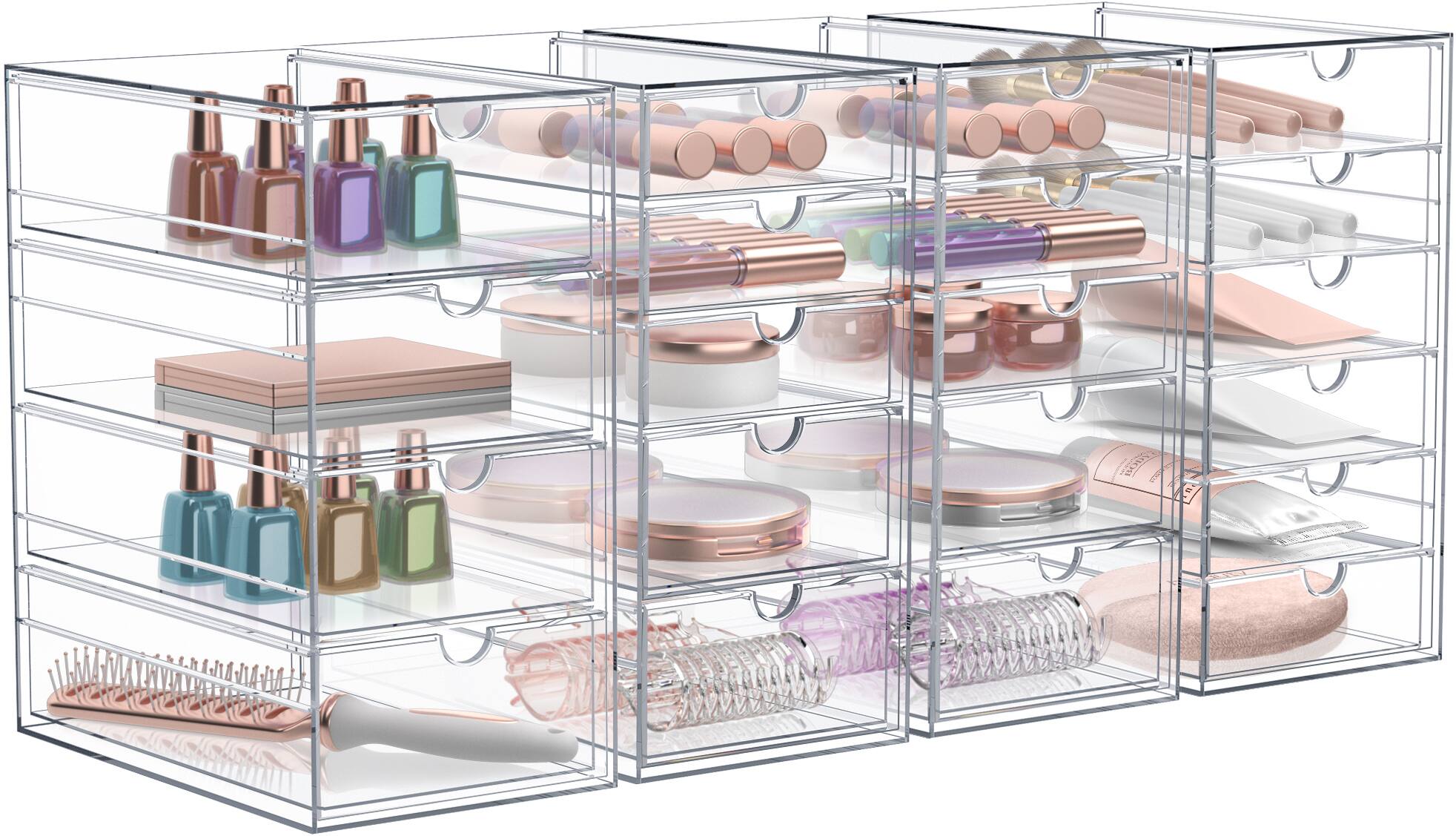 Sorbus 20 Drawers Acrylic Organizer for Makeup, Organization and ...