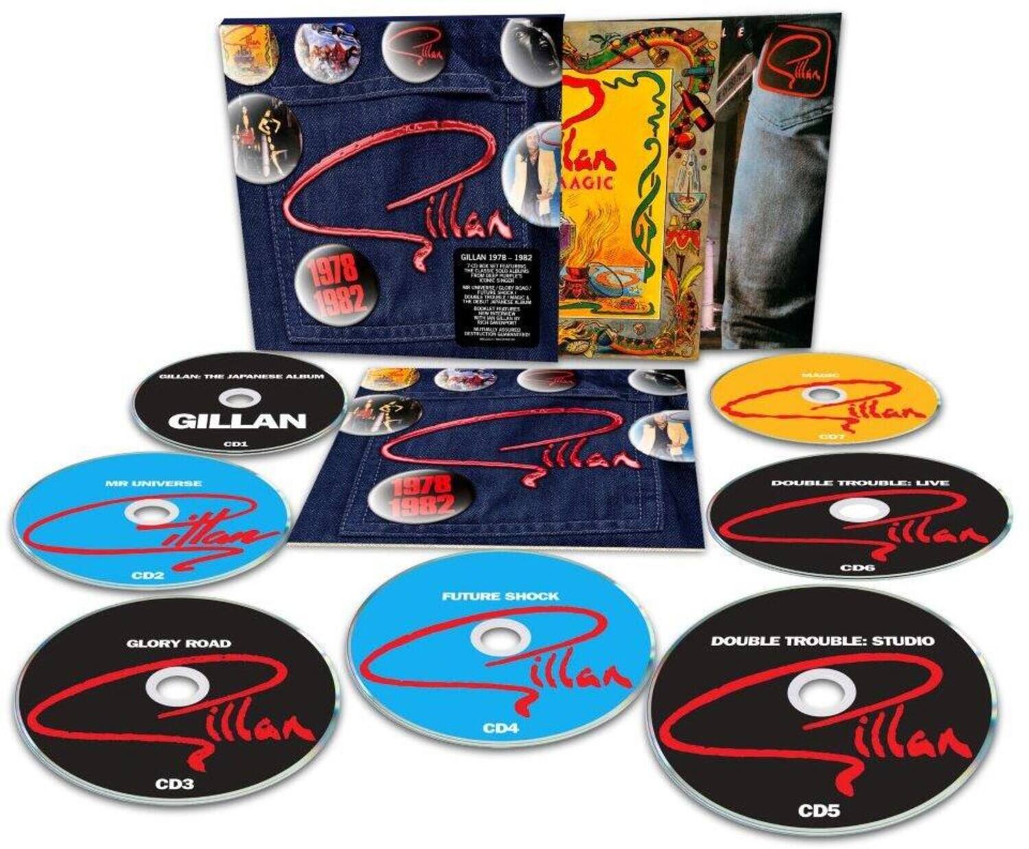 Gillan 1978 1982 Deluxe Boxset COMPACT DISCS [CD] - Best Buy