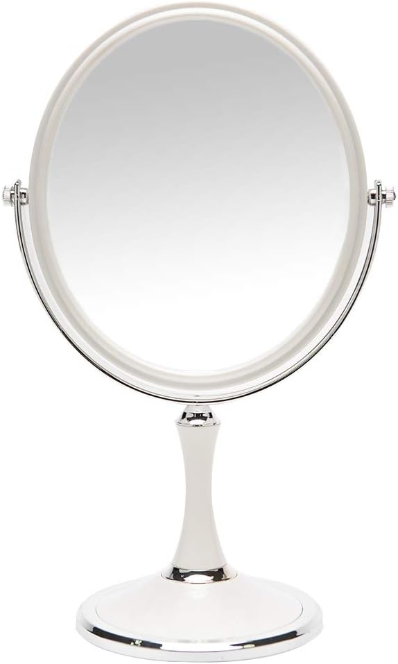 Stamp n Camp YEAKE Magnifying Makeup Vanity Mirror,ABS Plastic Double Sided 3X Magnification 360 ...
