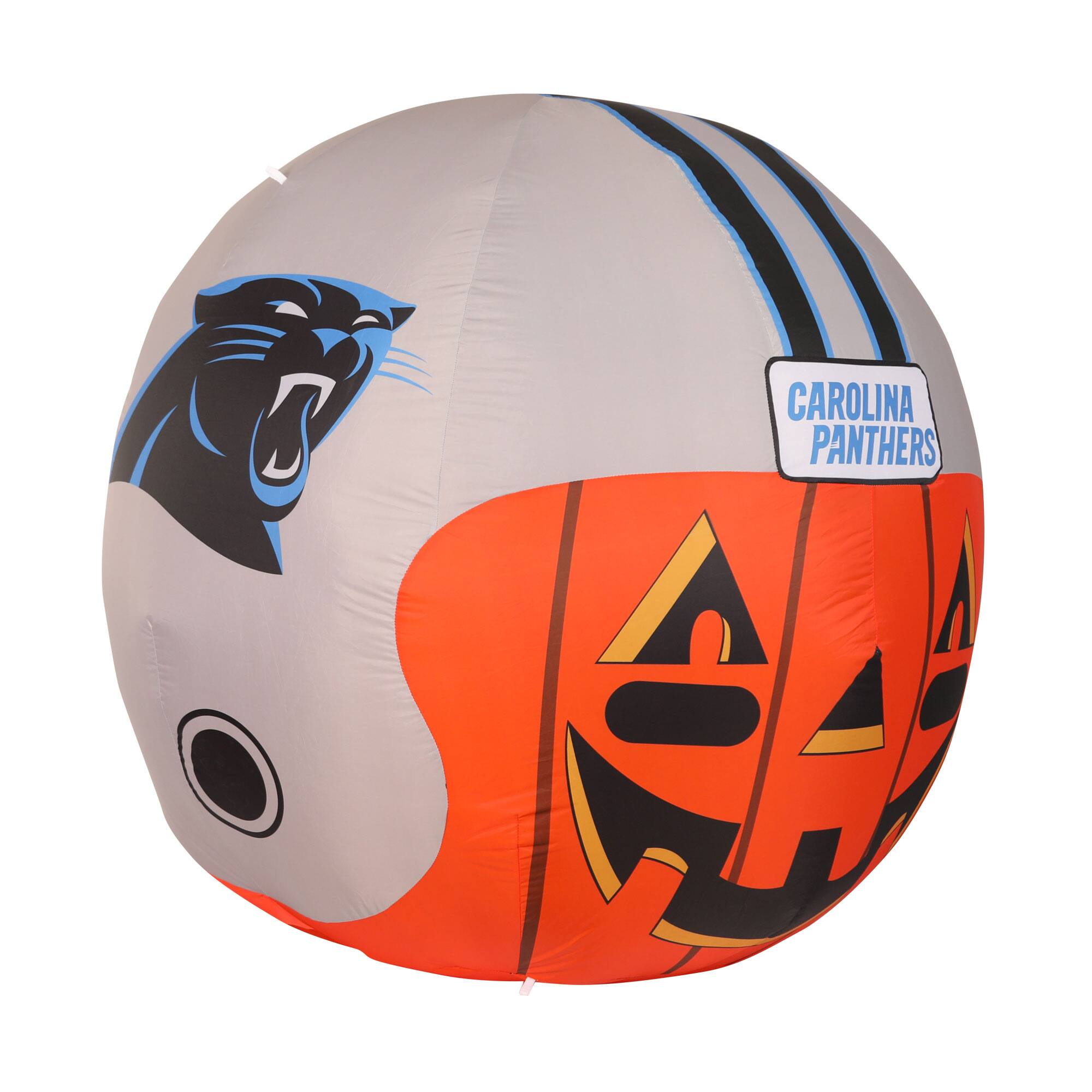 Sporticulture Carolina Panthers 4' Inflatable Jack O' Helmet Multicolor ...