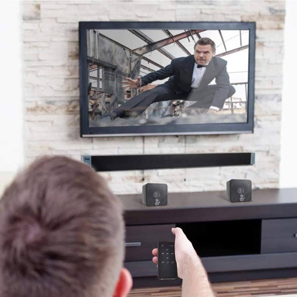 Pacoar Cade Home Mini Cube Bookshelf Speakers paper Cone Driver Watt ...