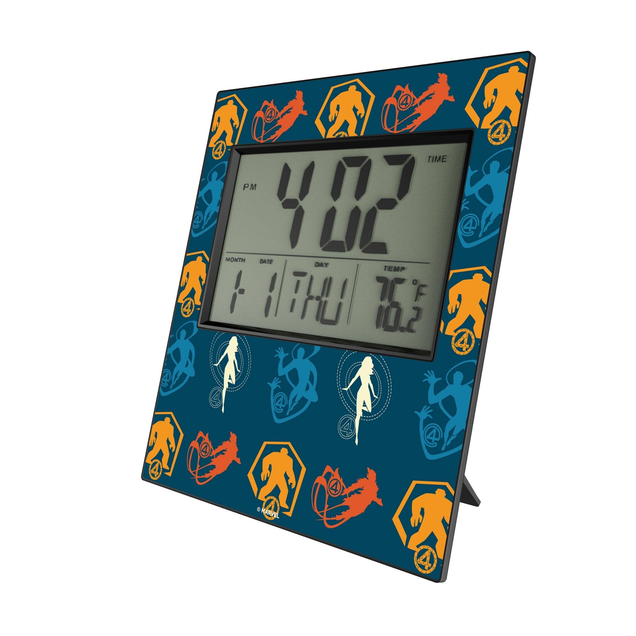 Keyscaper Marvel Pattern 2 Wall Clock Fantastic Four KCKWL1 - Best Buy