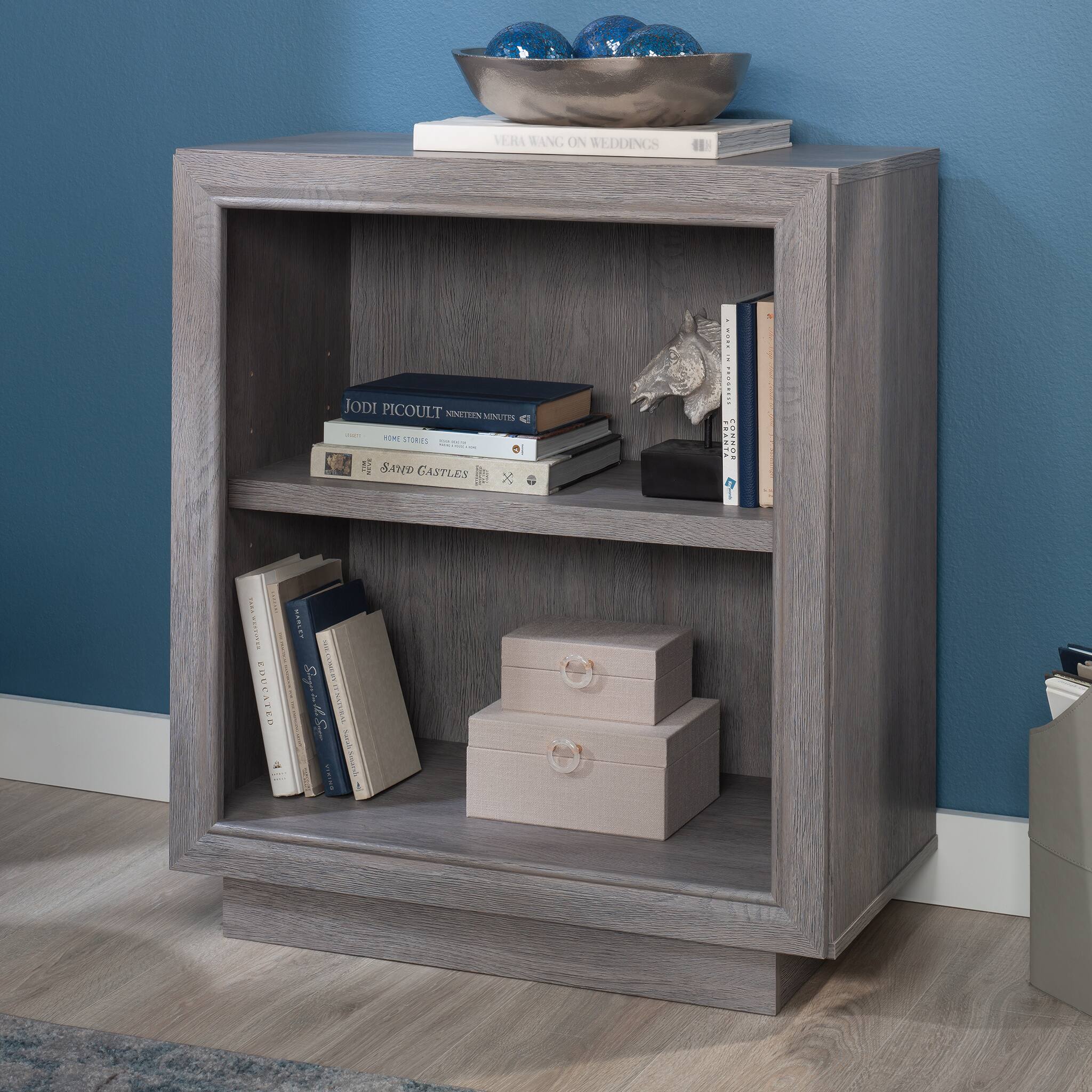 Best Buy: Sauder 2-Shelf Office Bookcase Ashen Oak 434778