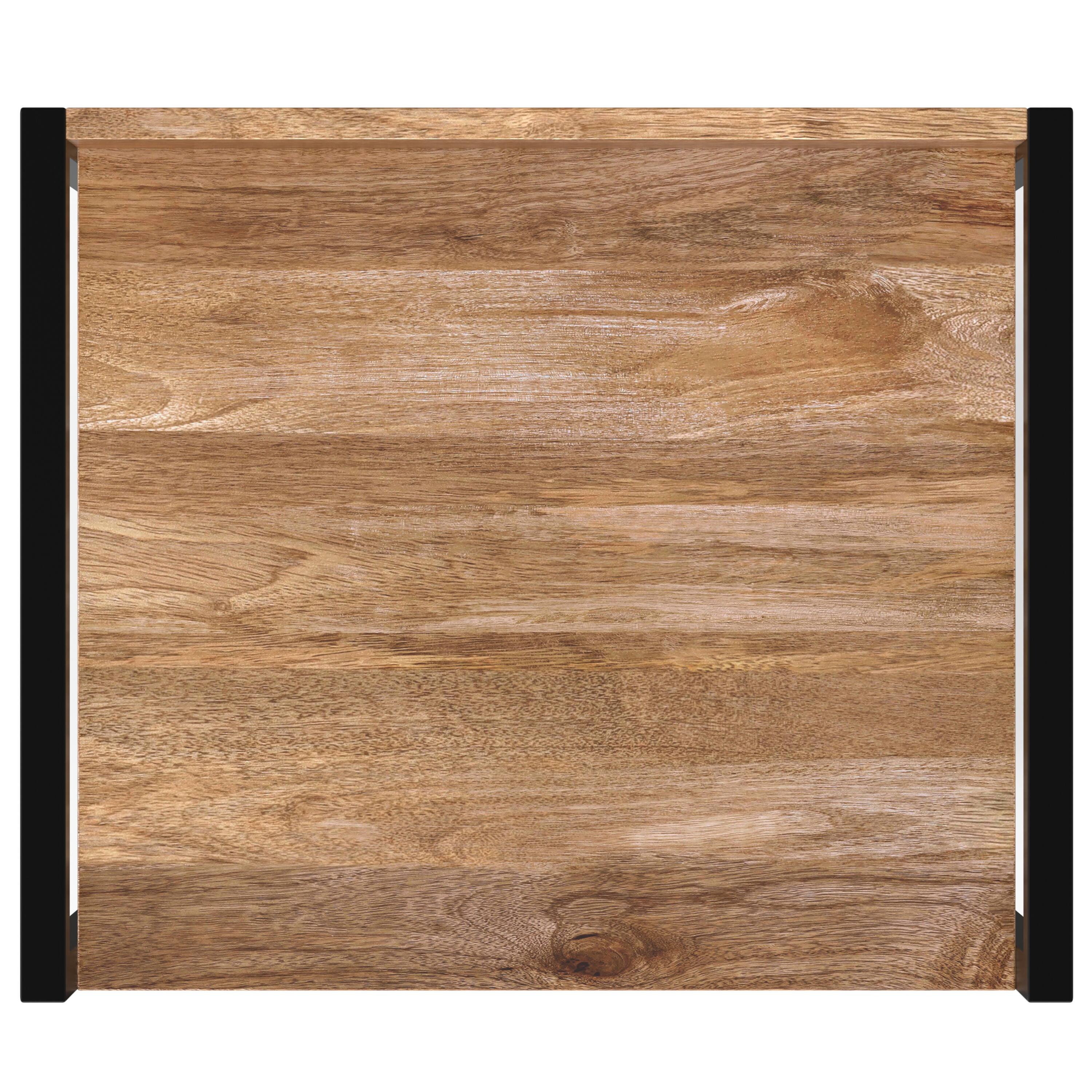 Simpli Home Kelsey SOLID MANGO WOOD 74 inch x 20 inch Modern Industrial ...