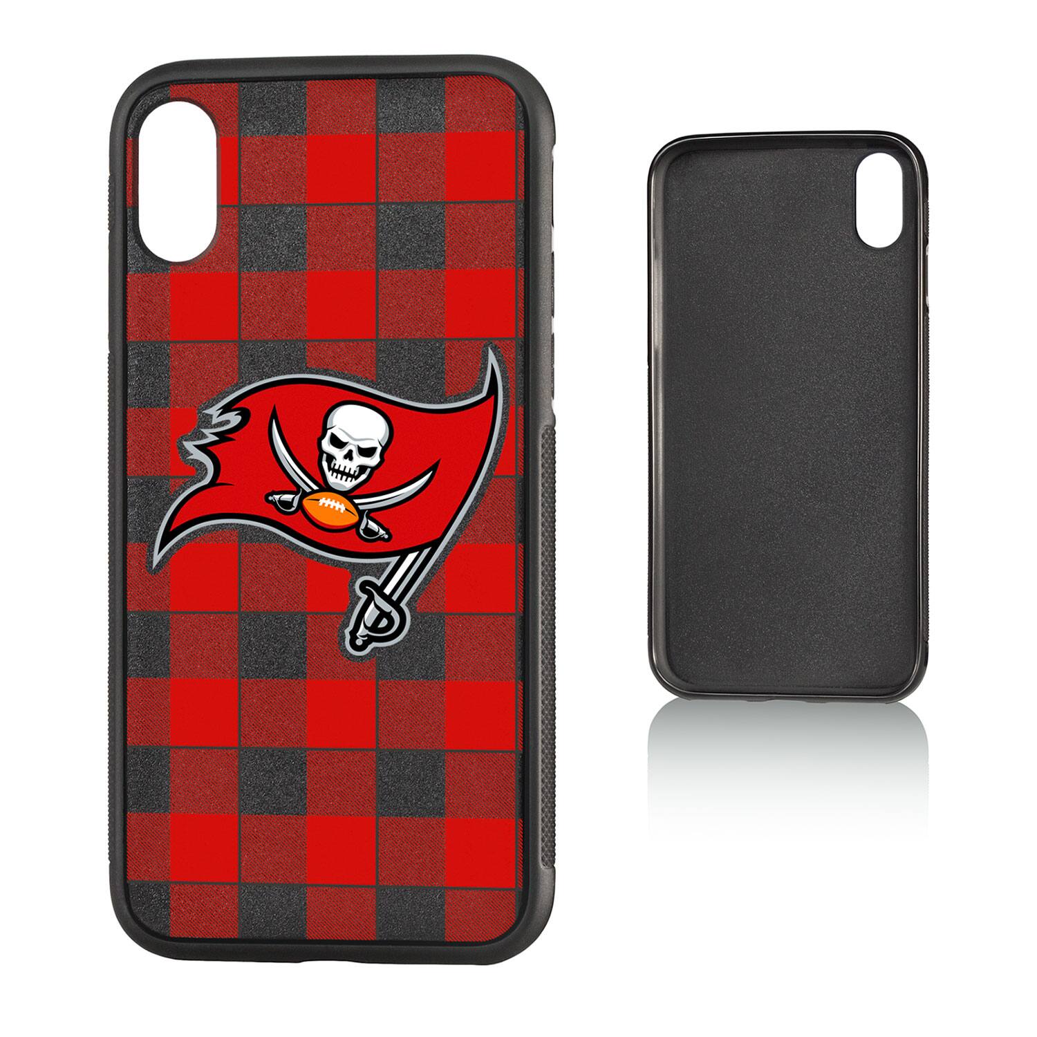 Keyscaper NFL Tampa Bay Buccaneers iPhone Plaid Design Bump Case X/Xs ...