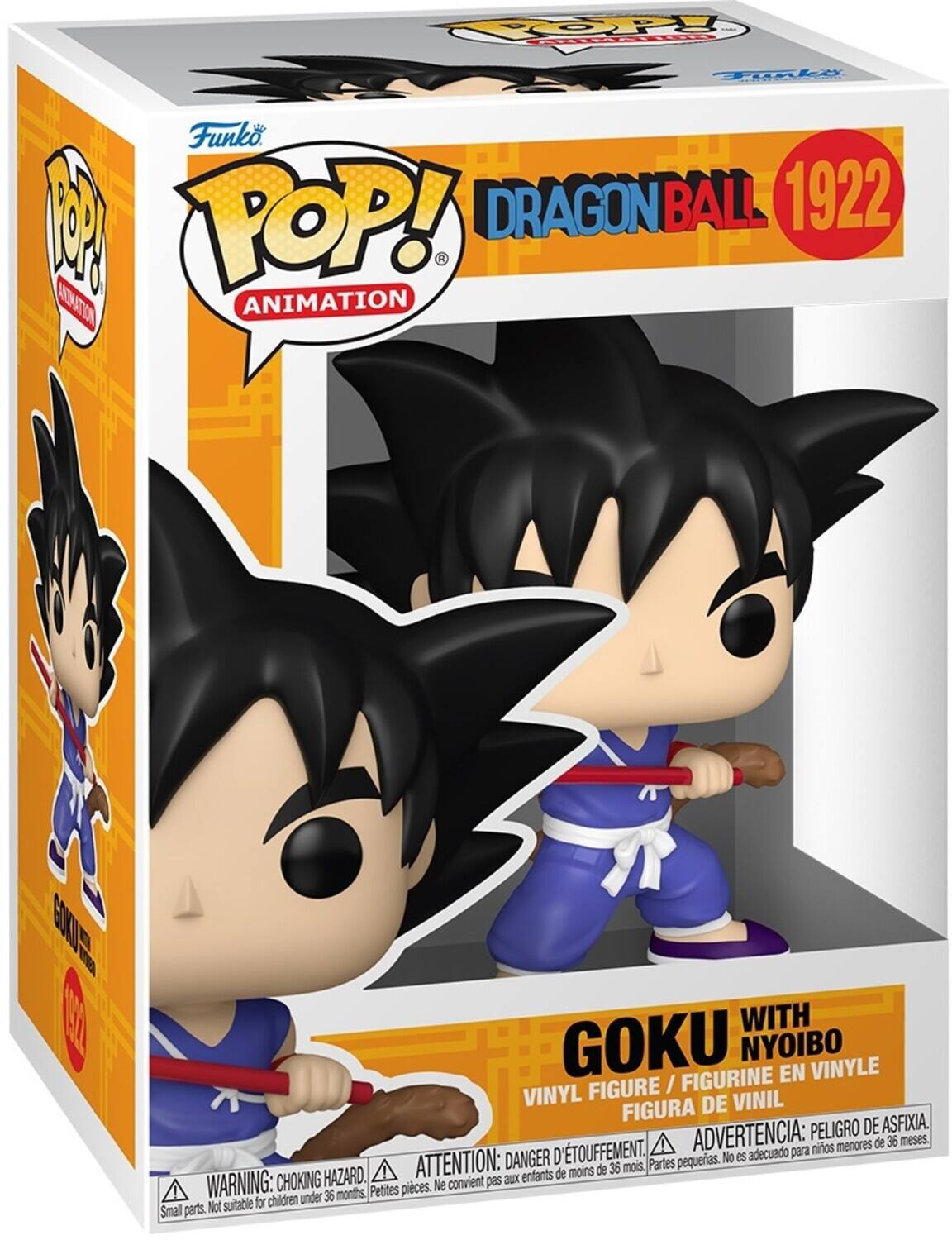 Funko POP! Anime: Dragon Ball Goku (Nyoibou) Collectibles Multicolor ...