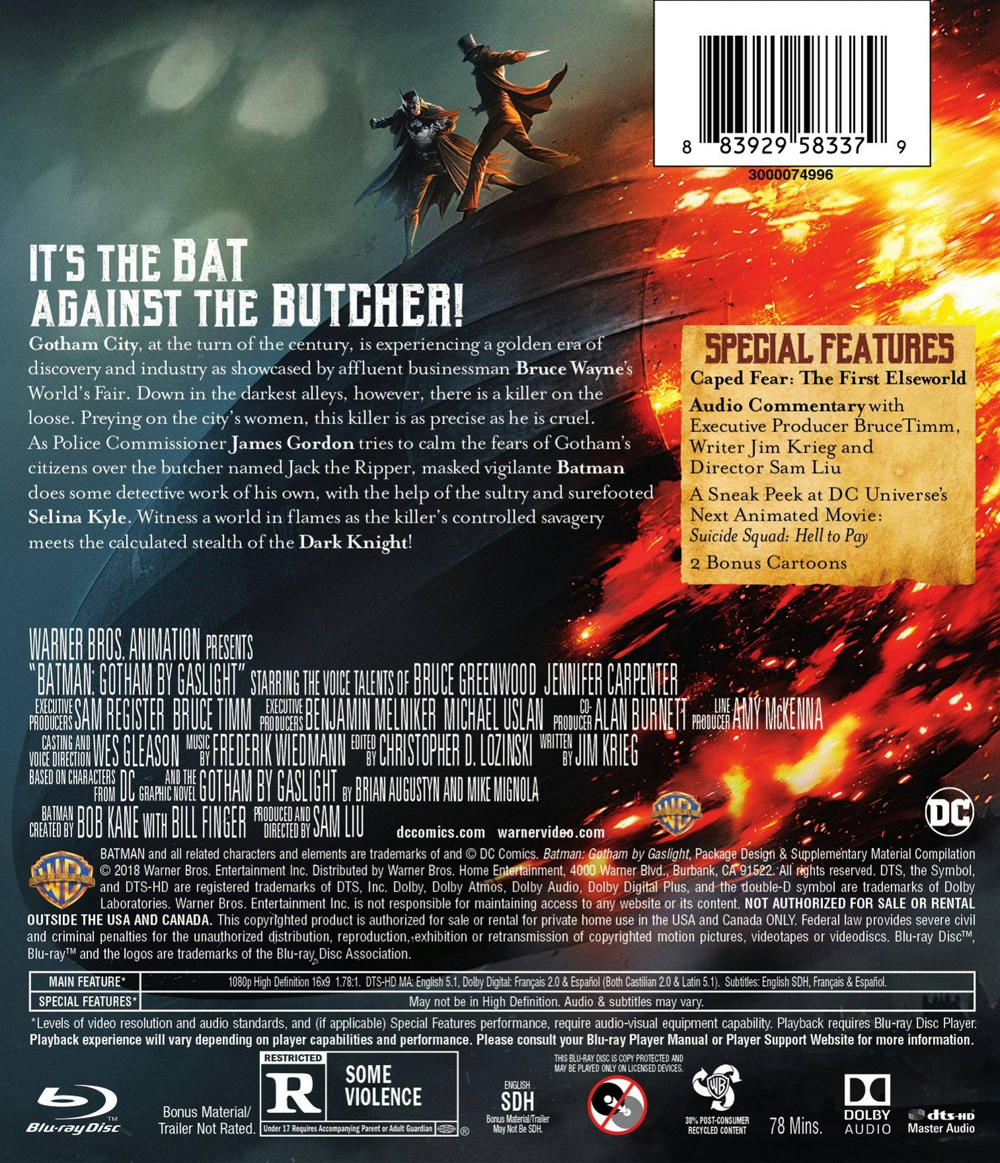 Batman: Gotham By Gaslight [Blu ray] [Standard] - Best Buy