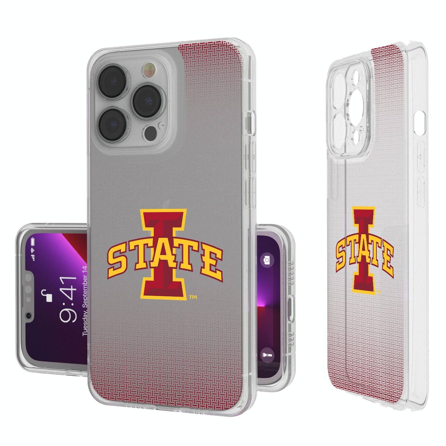 Keyscaper NCAA Iowa State Cyclones Linen Logo iPhone Clear Case 16 Pro ...