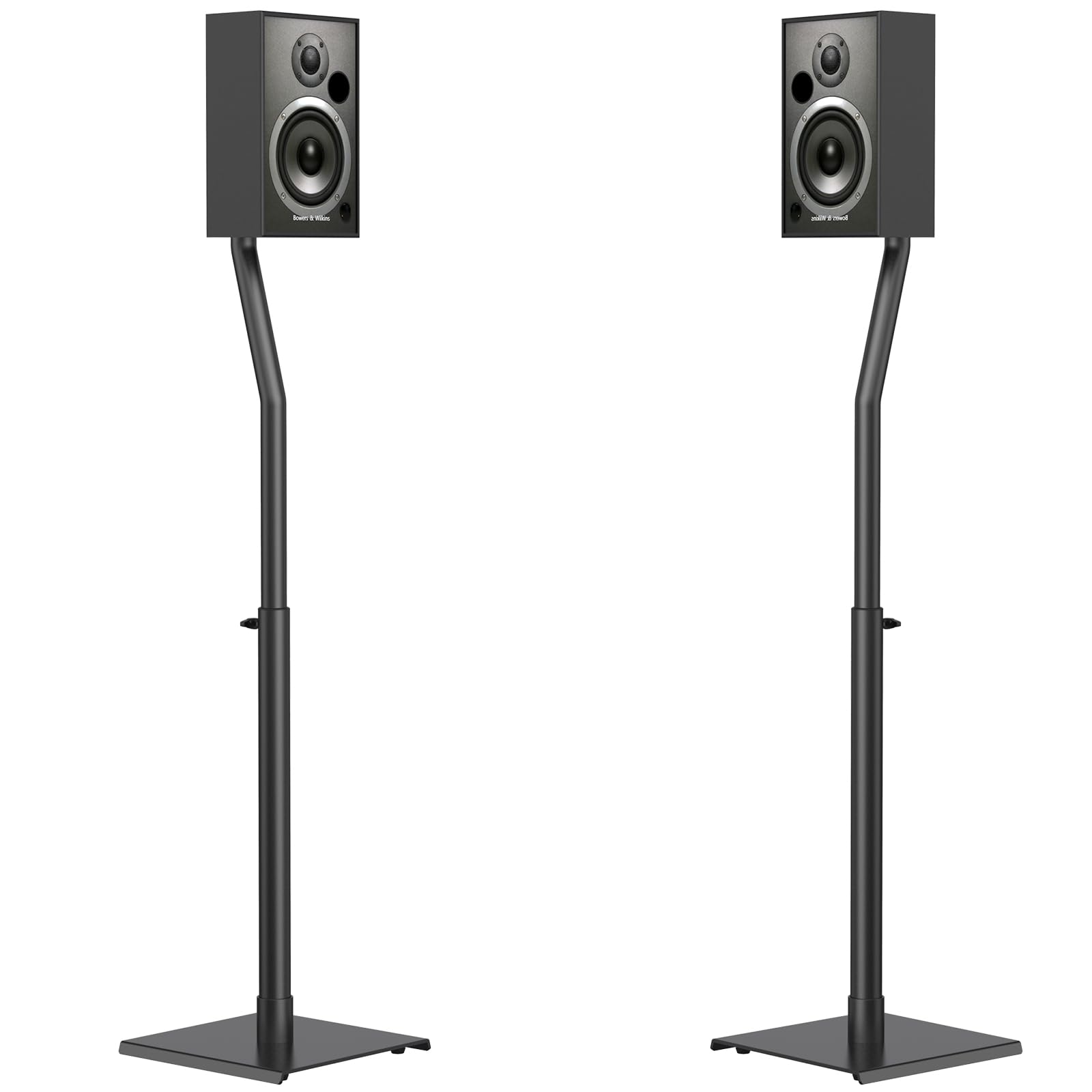 TECH SAFARI Bookshelf Stands Pair Height Adjustable Extends 32 For Rear ...