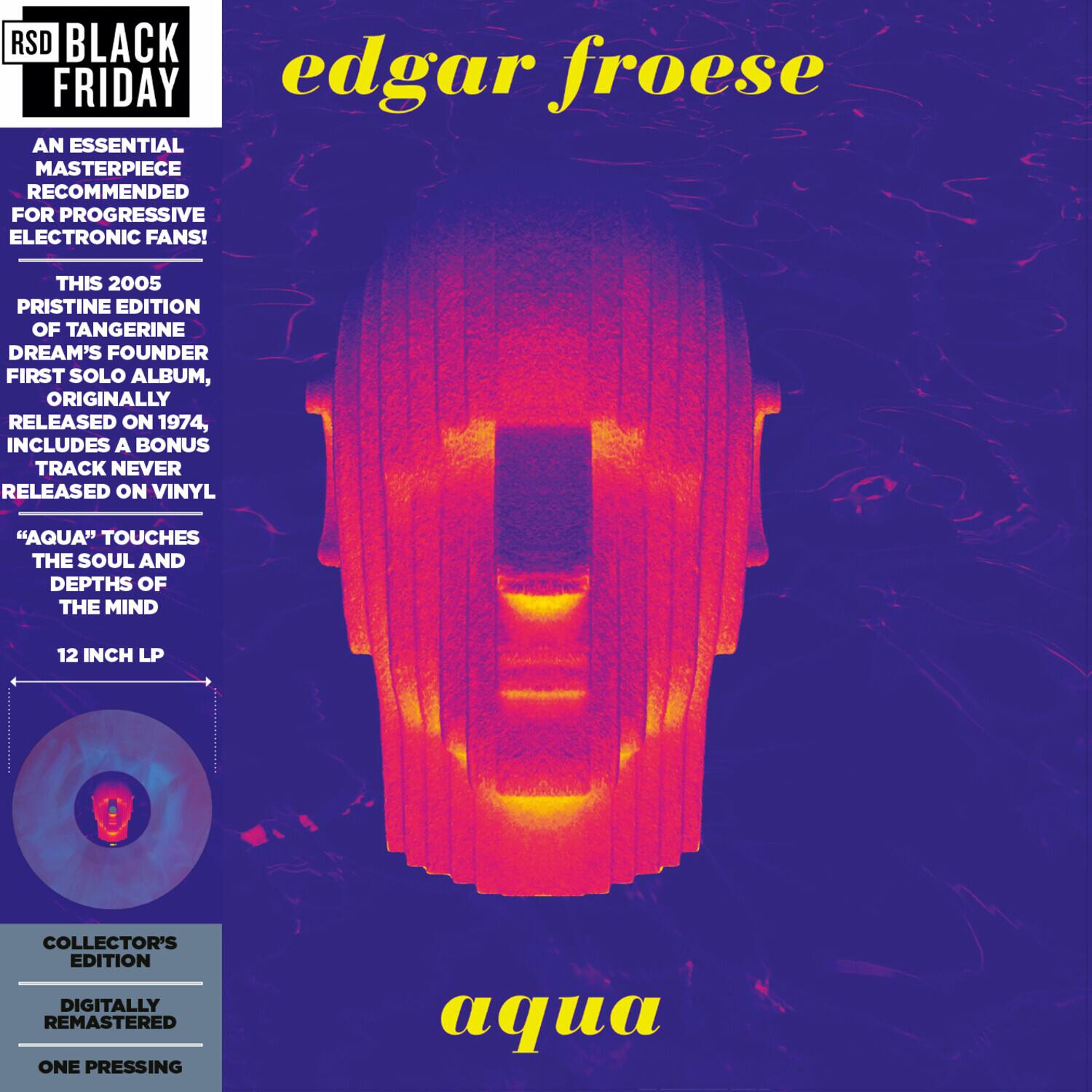 Edgar Froese Aqua VINYL LP - Best Buy