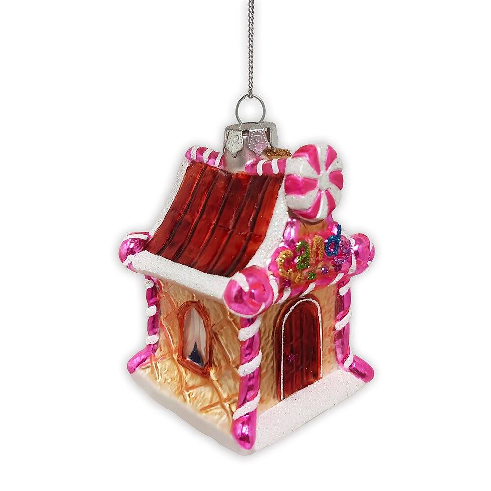 OrnamentallyYou Sweet Treat Cottage Candy Lane House Glass Christmas ...