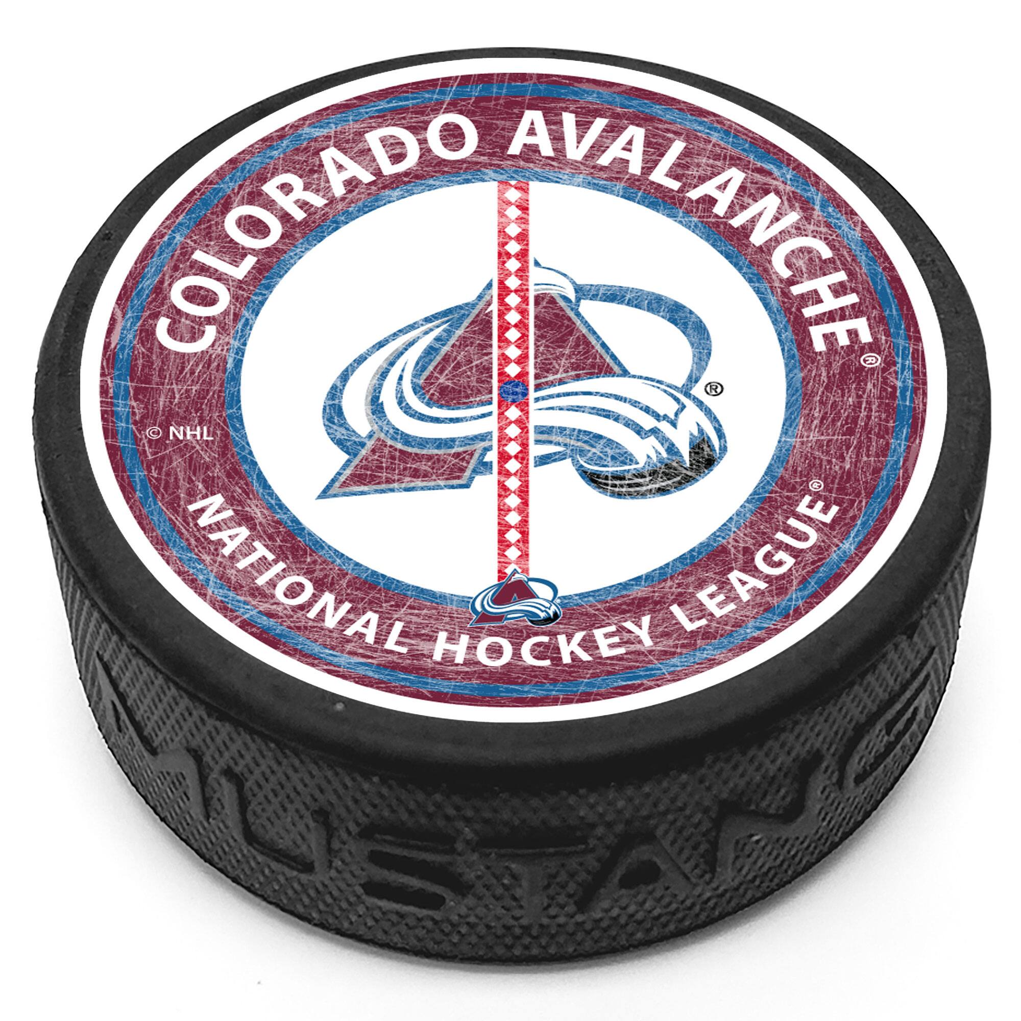 Mustang Drinkware Colorado Avalanche Center Ice Puck Multicolor 4791185 ...