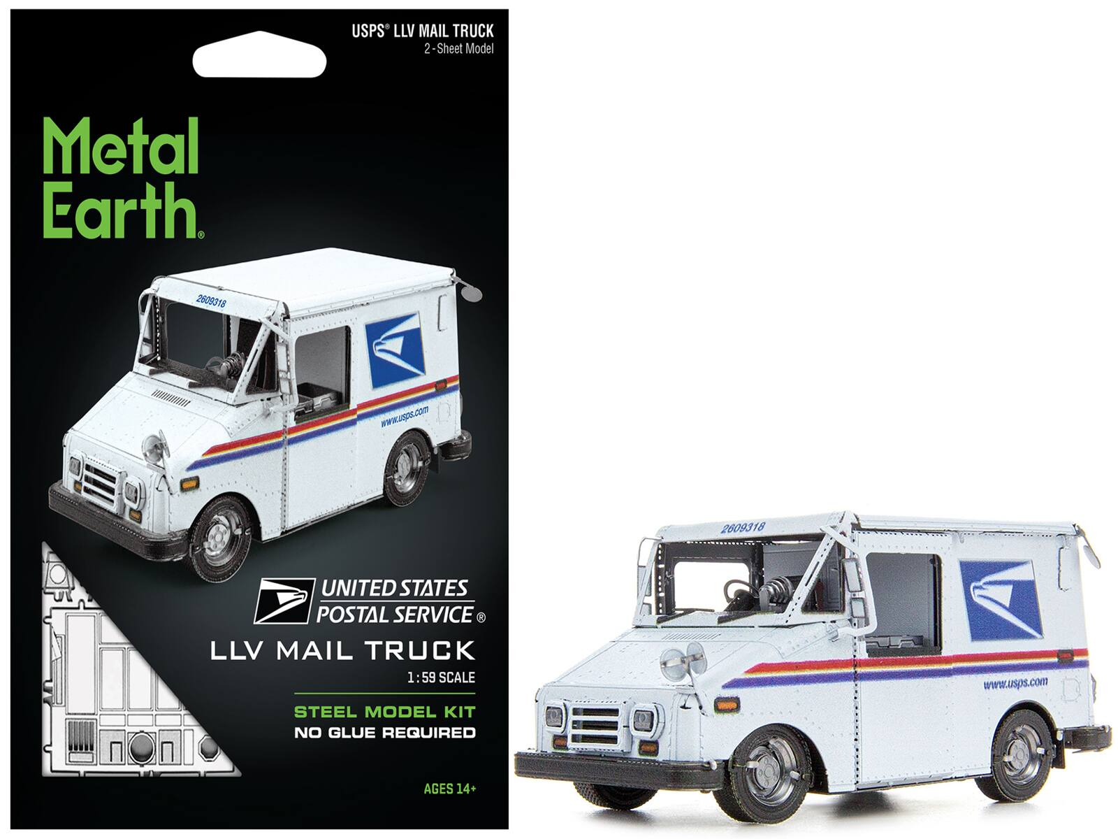 Model Kit LLV Mail Truck "USPS (United States Postal Service ...