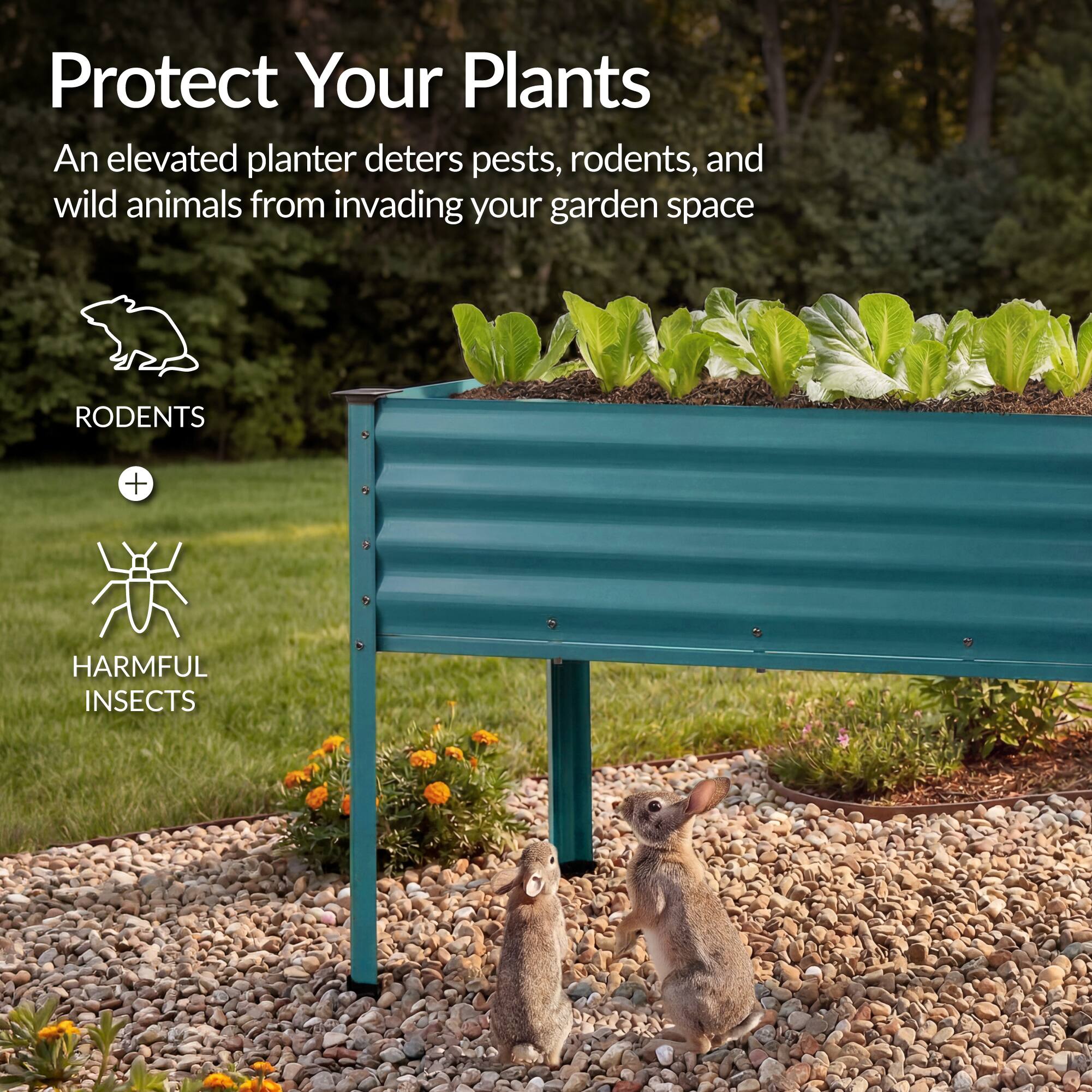 Best Choice Products 48x24x30in Elevated Galvanized Metal Garden Bed w ...