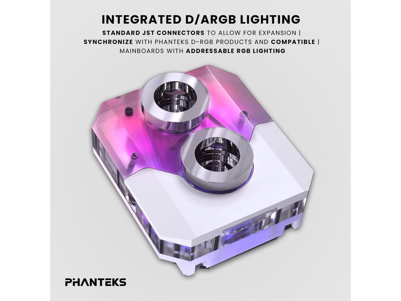 Phanteks Glacier EZ Fit 360 Soft KIT, CPU Block, Reservoir, 360x30mm ...