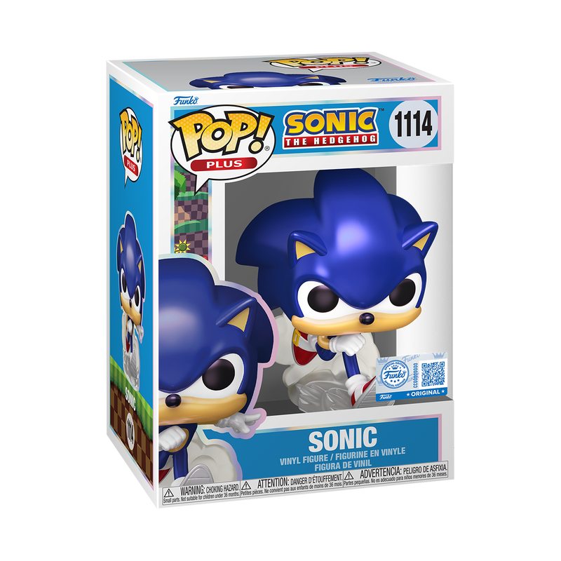 Funko Pop! Plus Sonic The Hedgehog Sonic (Pearlescent) # 1114 - Best Buy