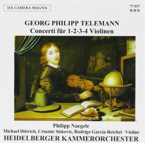 Telemann / Heidelberger Kammer Con for 1 2 3 4 VNS COMPACT DISCS [CD ...
