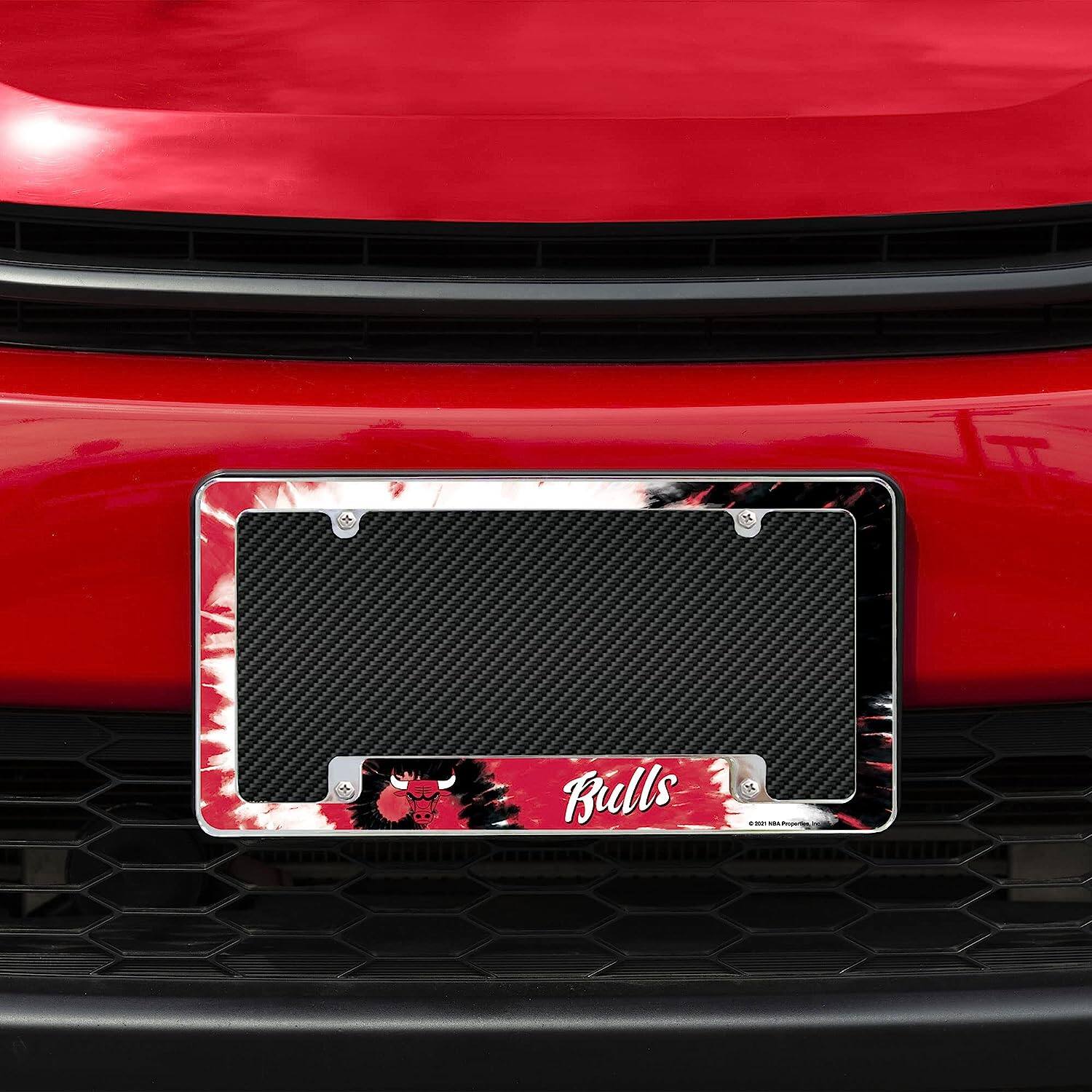 Rico Industries Chicago Bulls Chrome Metal License Plate Frame with ...