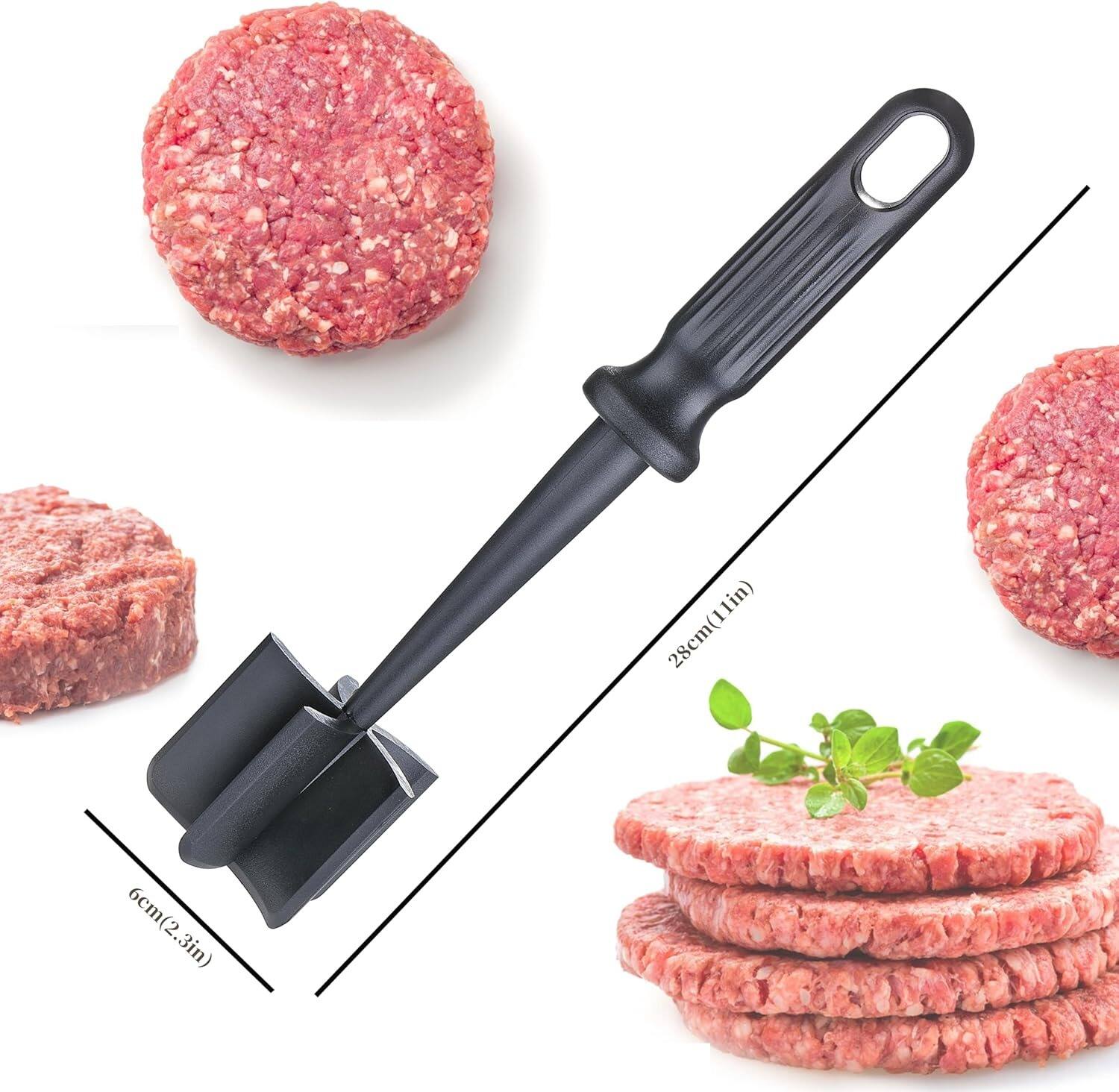 PARKER SLATER Hamburger Meat Chopper – Nylon 5 Blade Non Stick Masher ...