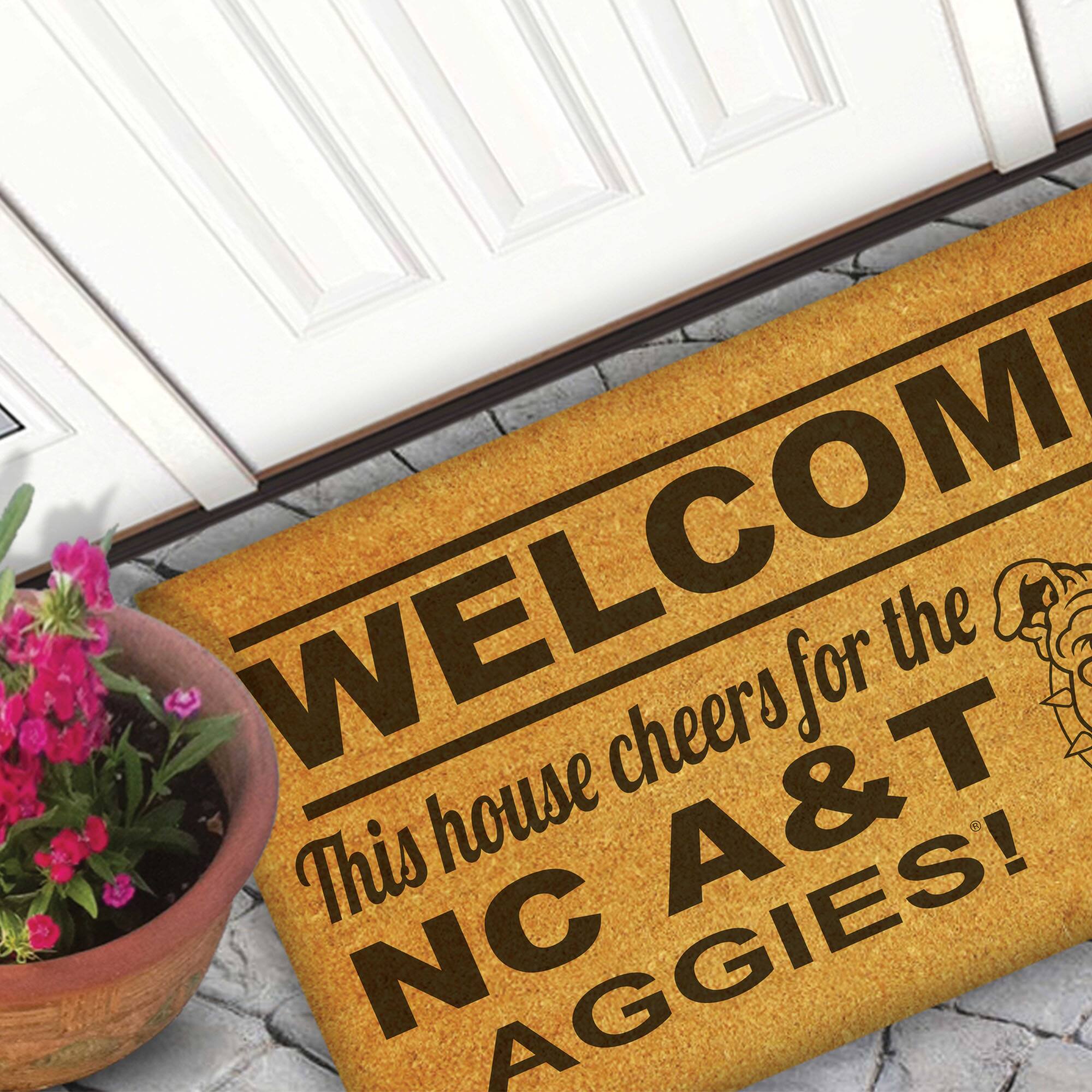 Jardine North Carolina A&T Aggies 18" x 30" Welcome Doormat Brown ...