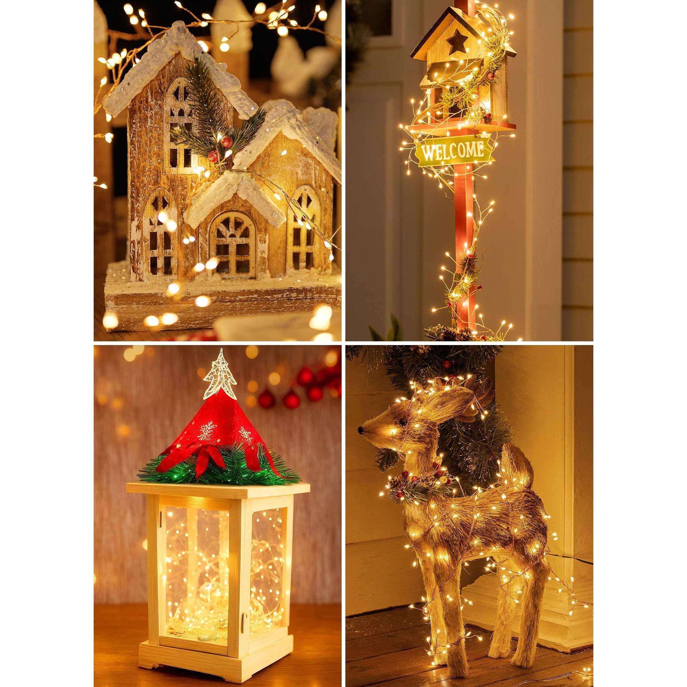 Stylel Star Fairy Lights Operated 10ft 120 Led Firecracker String ...