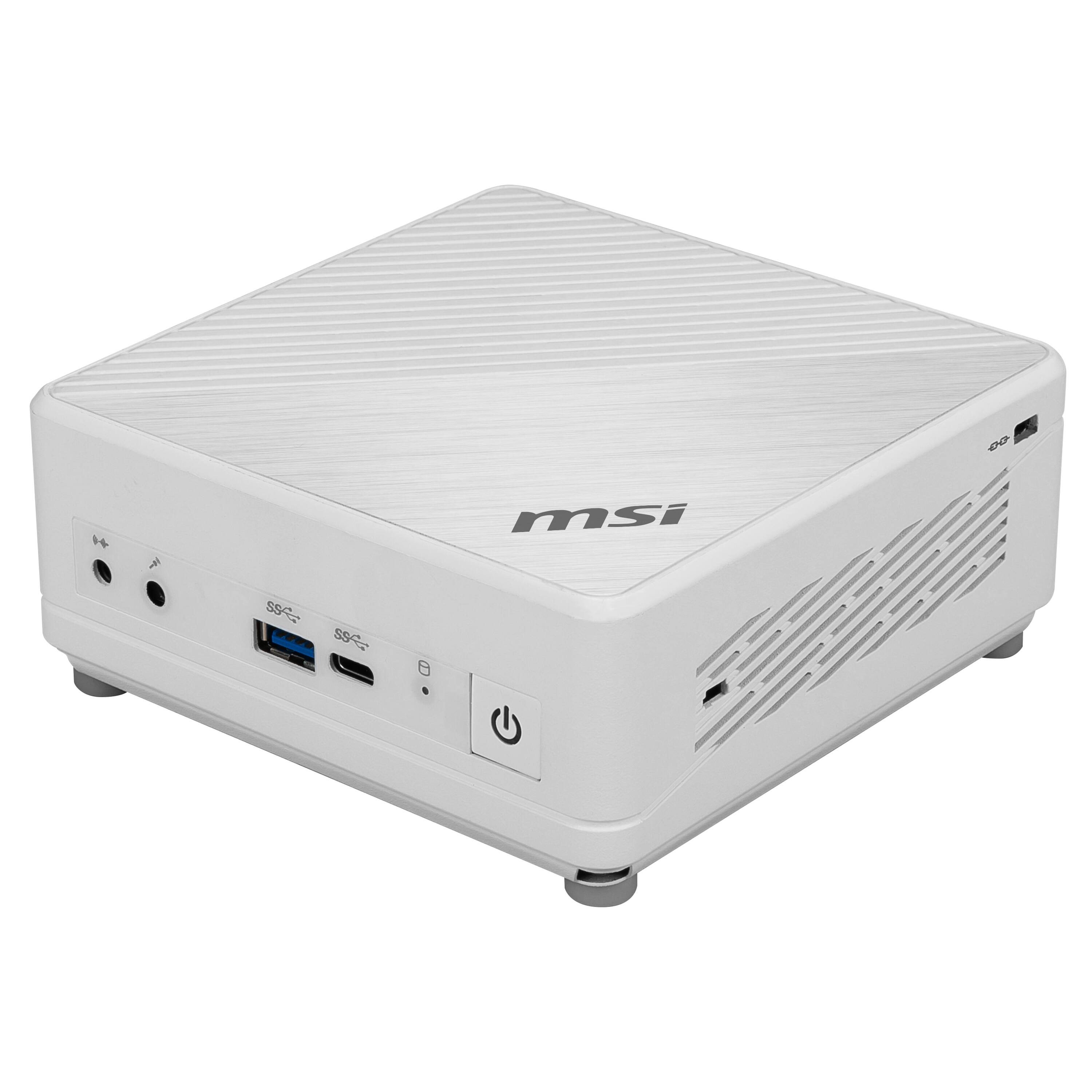 Left. MSI - Cubi 5 Desktop - Intel i3-10110U - 8 GB Memory - 256 GB SSD ...
