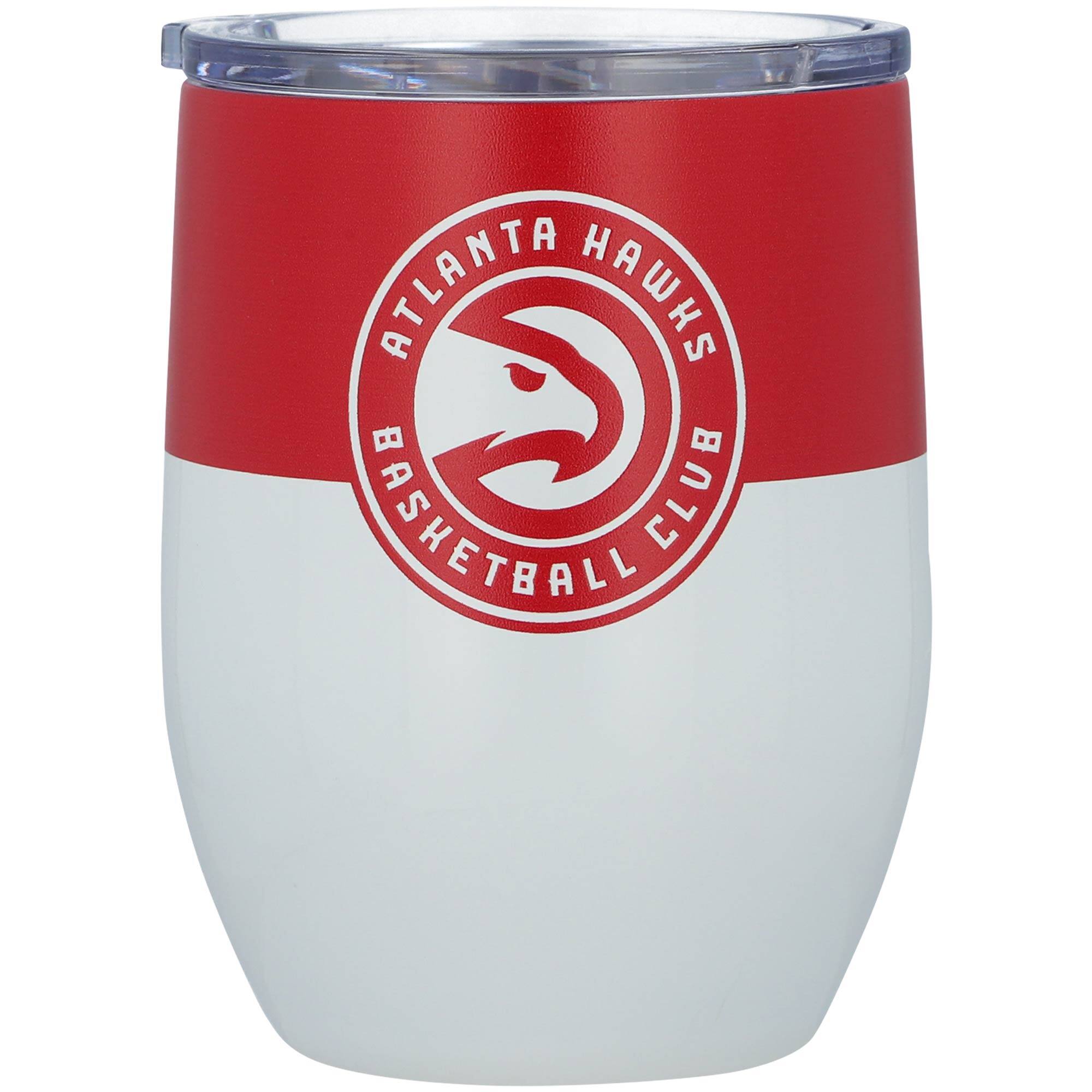 Logo Brands Atlanta Hawks 16oz. Colorblock Stainless Steel Curved ...