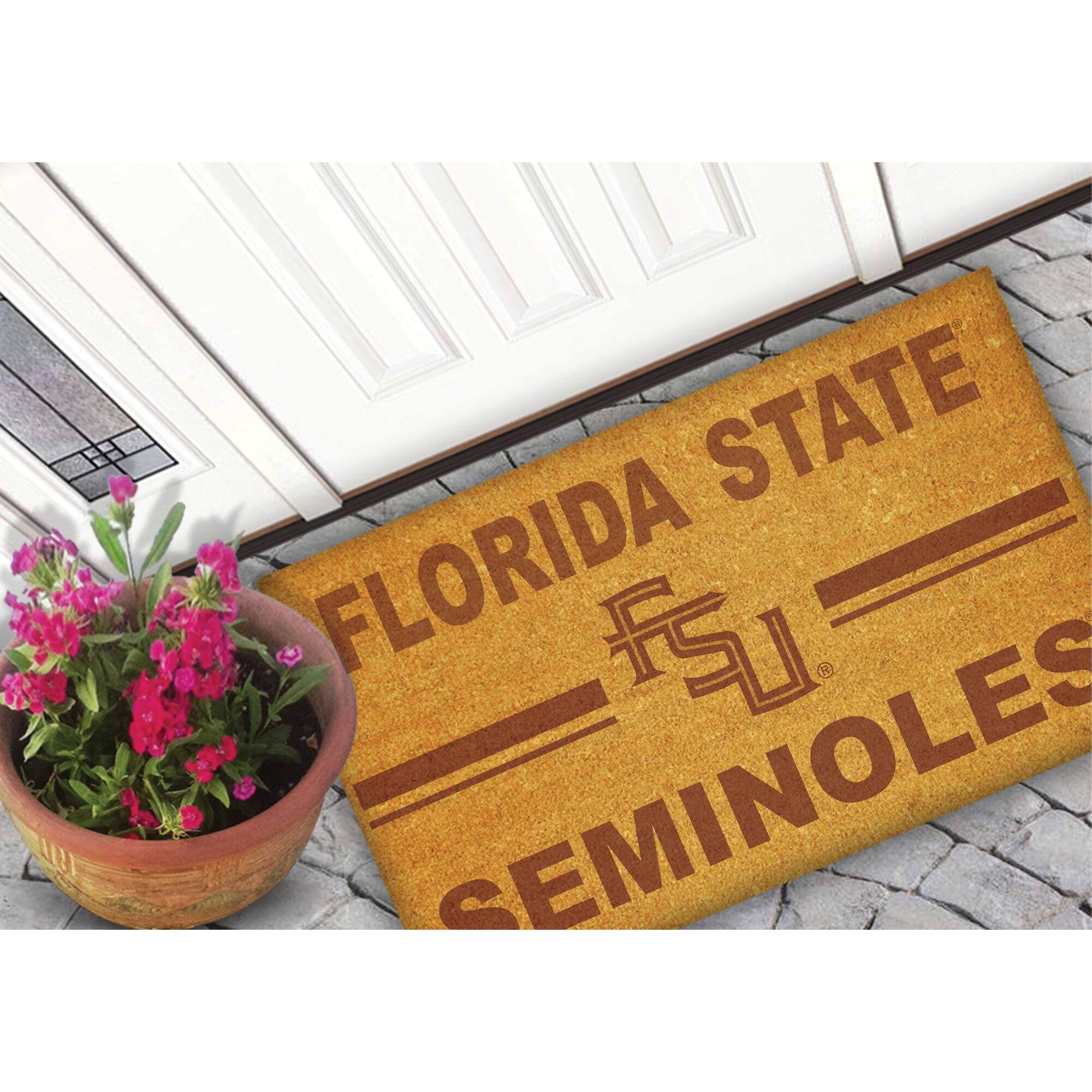 Jardine Florida State Seminoles 18" x 30" Team Logo Doormat Brown ...