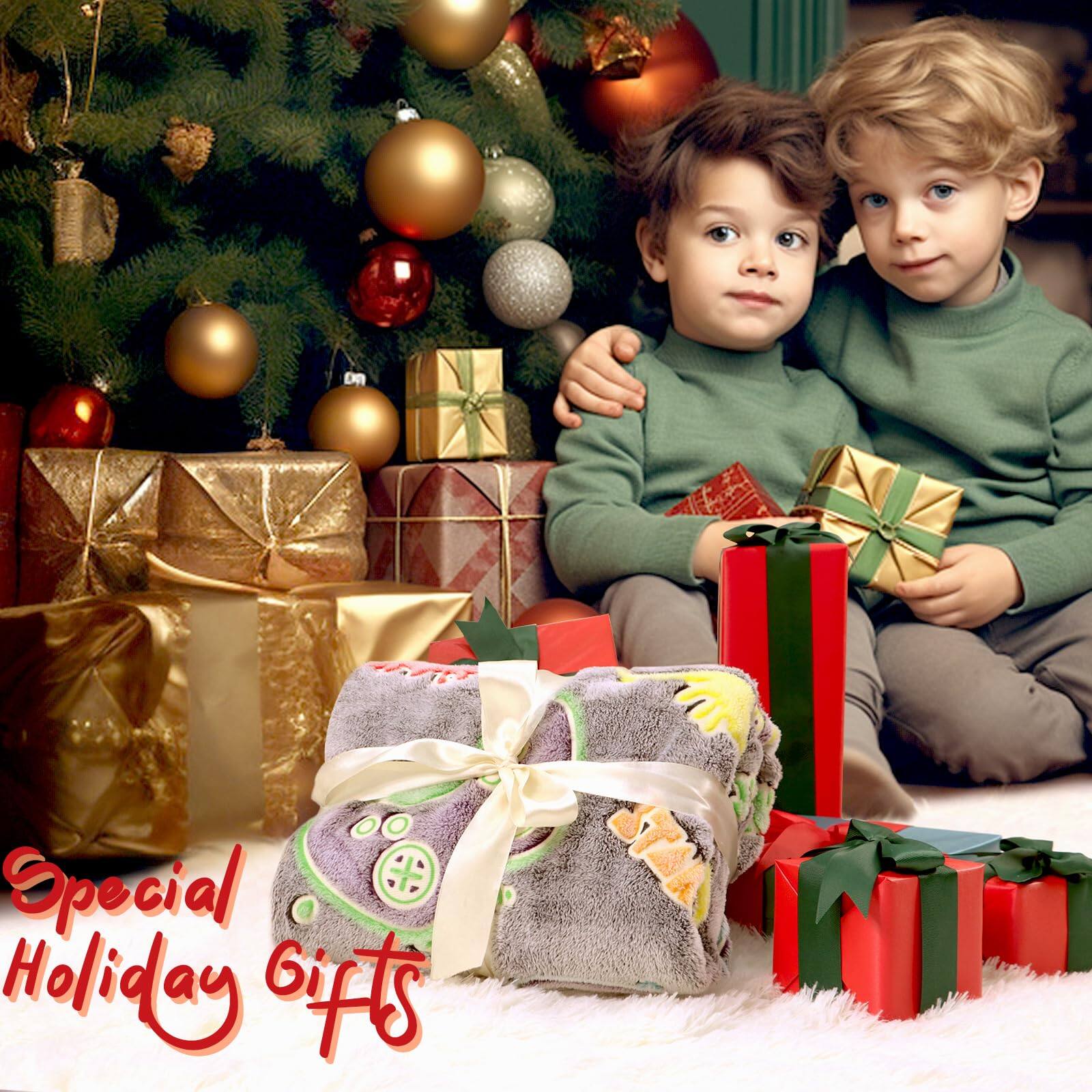 Dapper Styles Gaming Toys Gifts For Teen Glow In The Dark Blanket Gamer ...