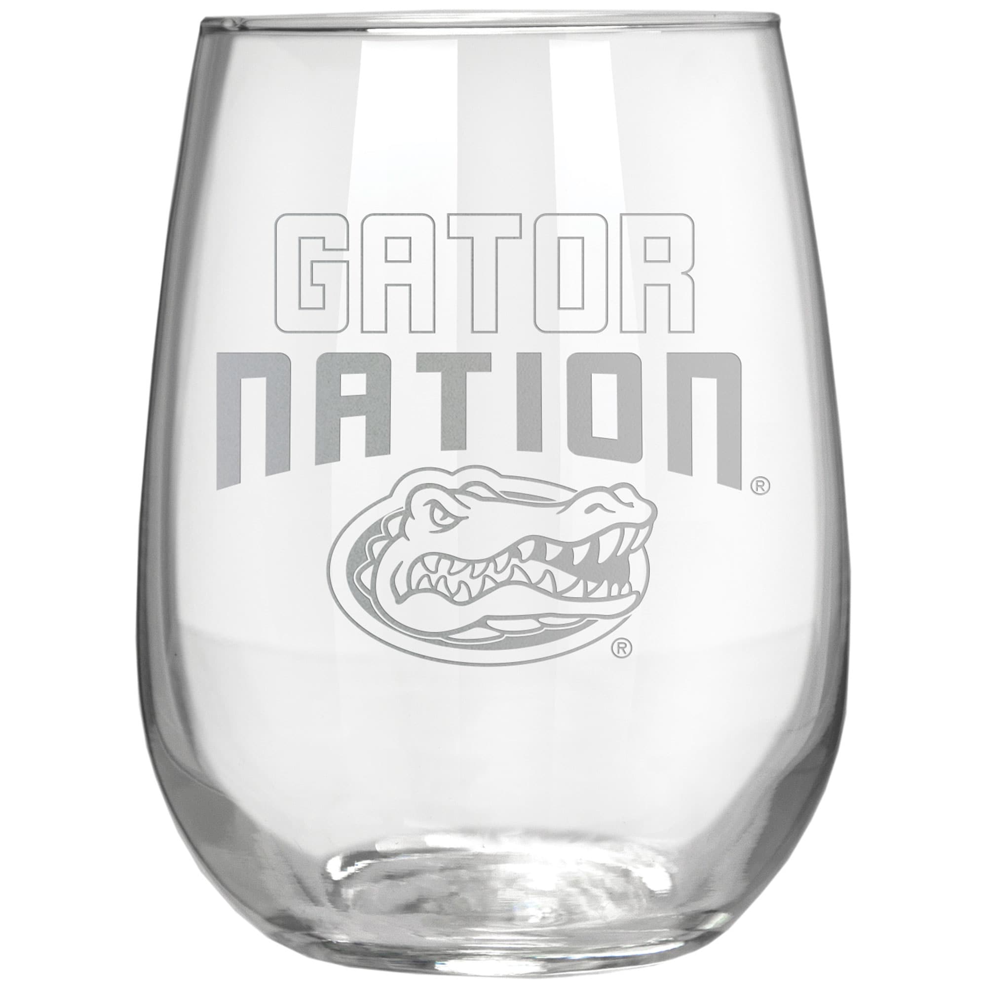 Great American Products Florida Gators Etched 17oz. Rally Cry Stemless ...
