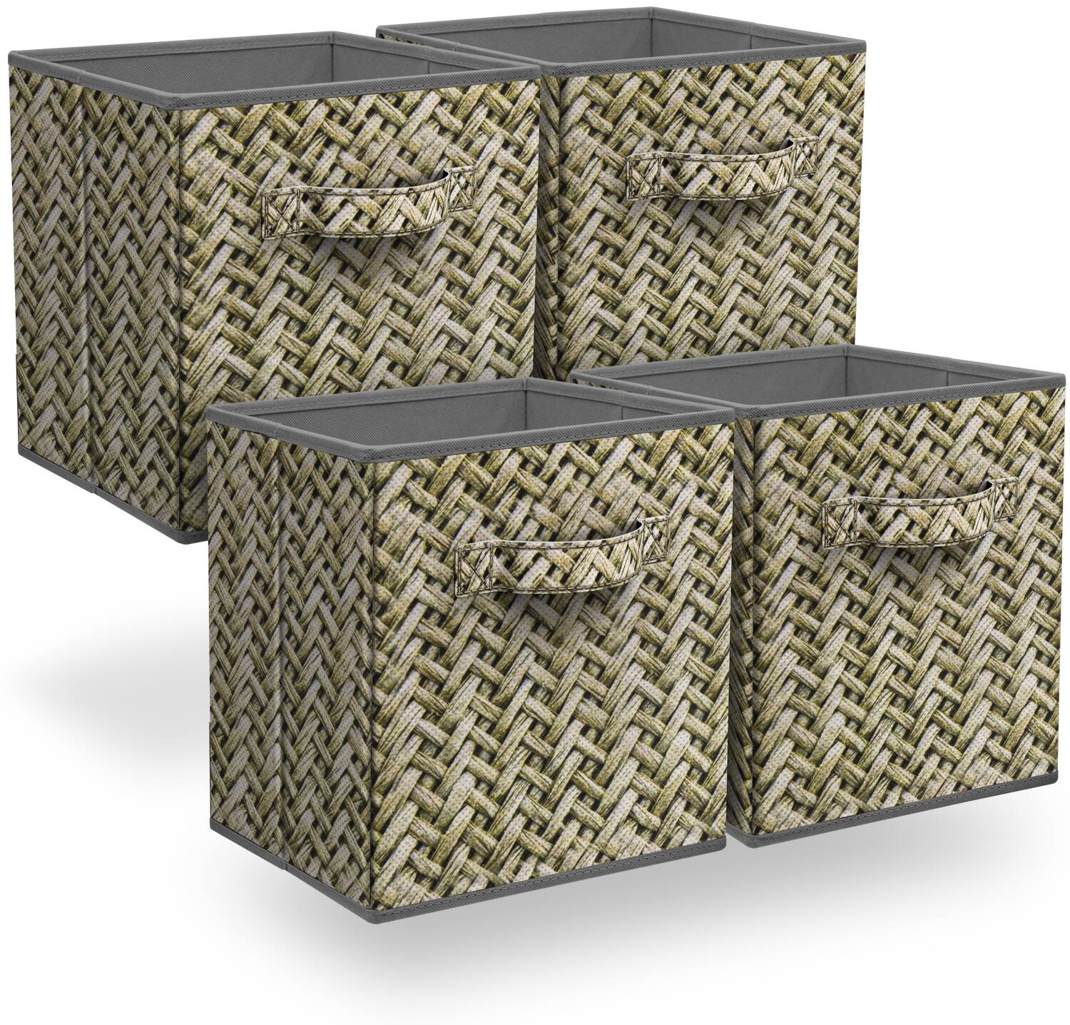 Sorbus Foldable Storage Cubes, 6 Fabric Baskets for Organizing Pantry ...