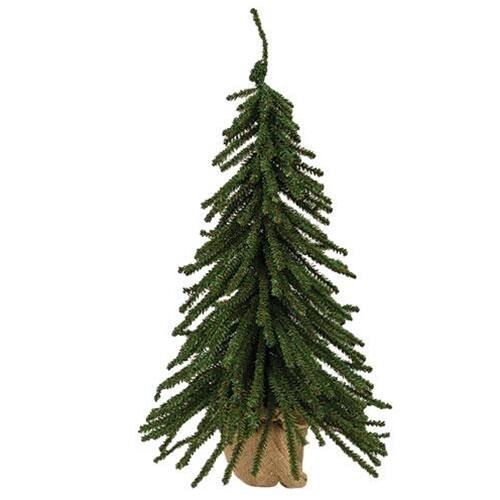 BreeBe Mini Downswept Tree With Burlap Base 24" Green FC571730 - Best Buy