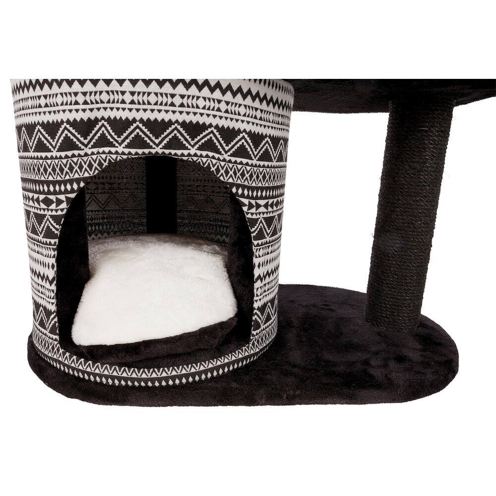 TRIXIE Giada Plush & Sisal 4 Level 44" Cat Tree with Scratching Posts ...