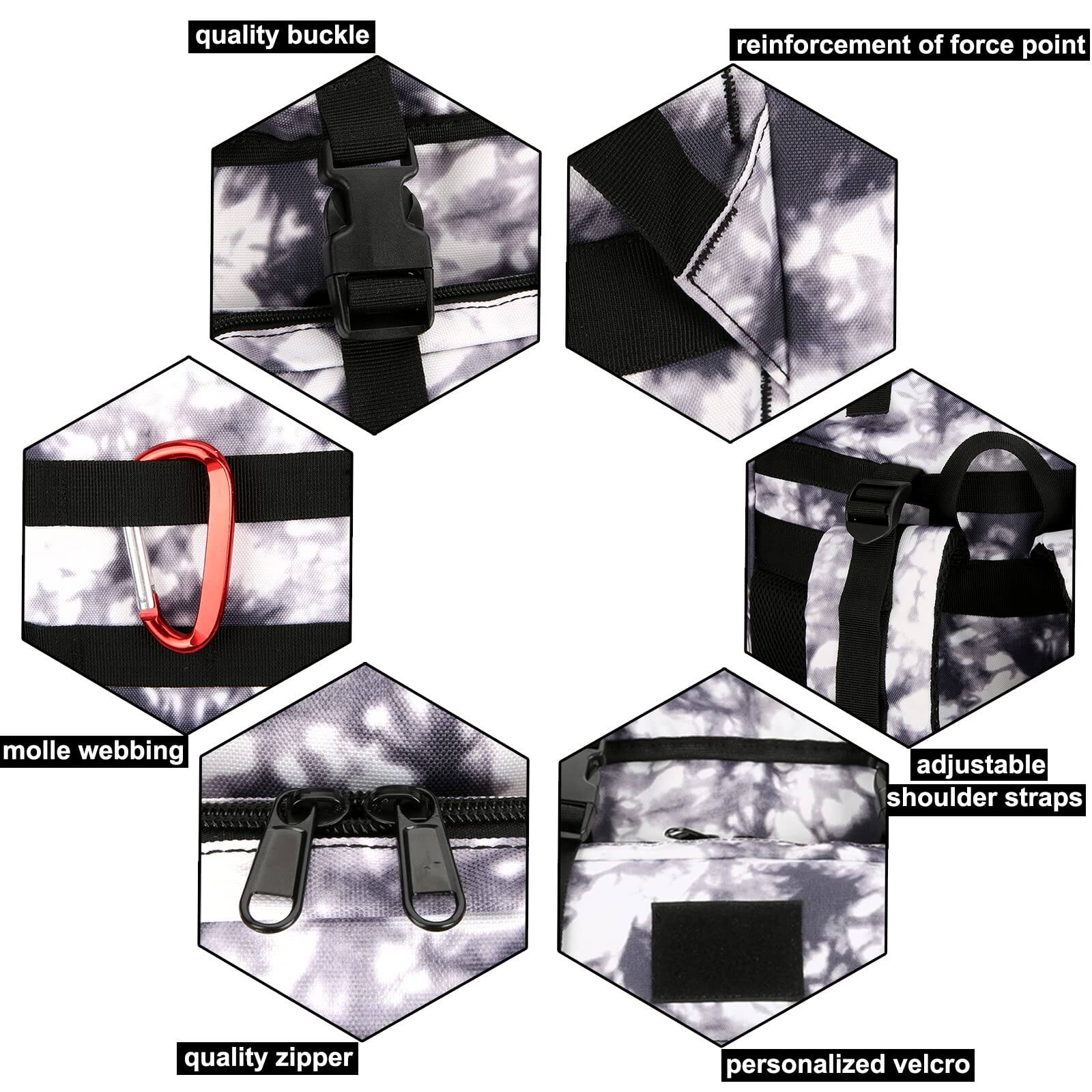 Cozy Serene Hiking Backpack For Men 70l/100l Camping Rucksack Molle 3 ...