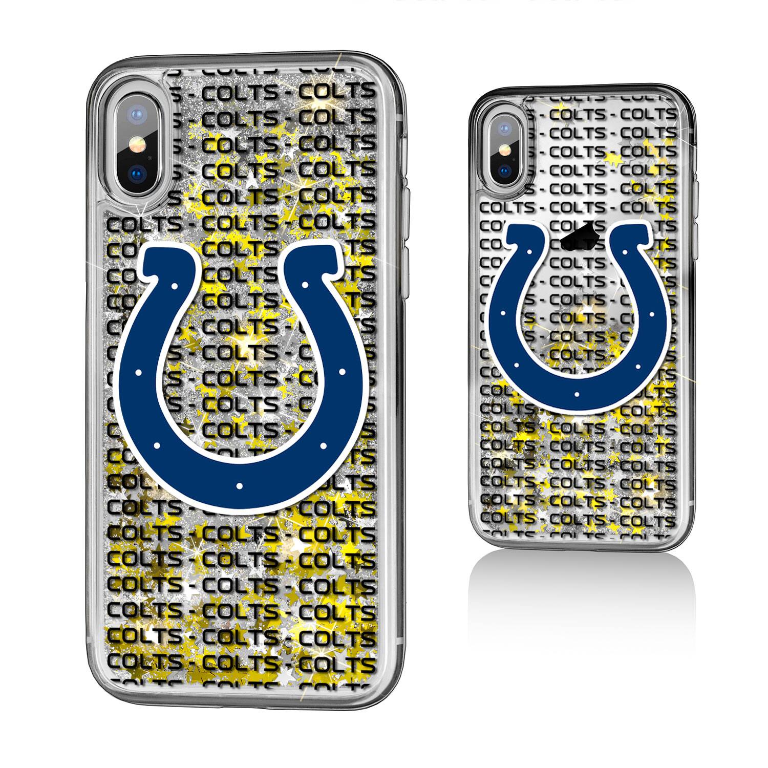Keyscaper NFL Indianapolis Colts iPhone Text Backdrop Design Glitter ...