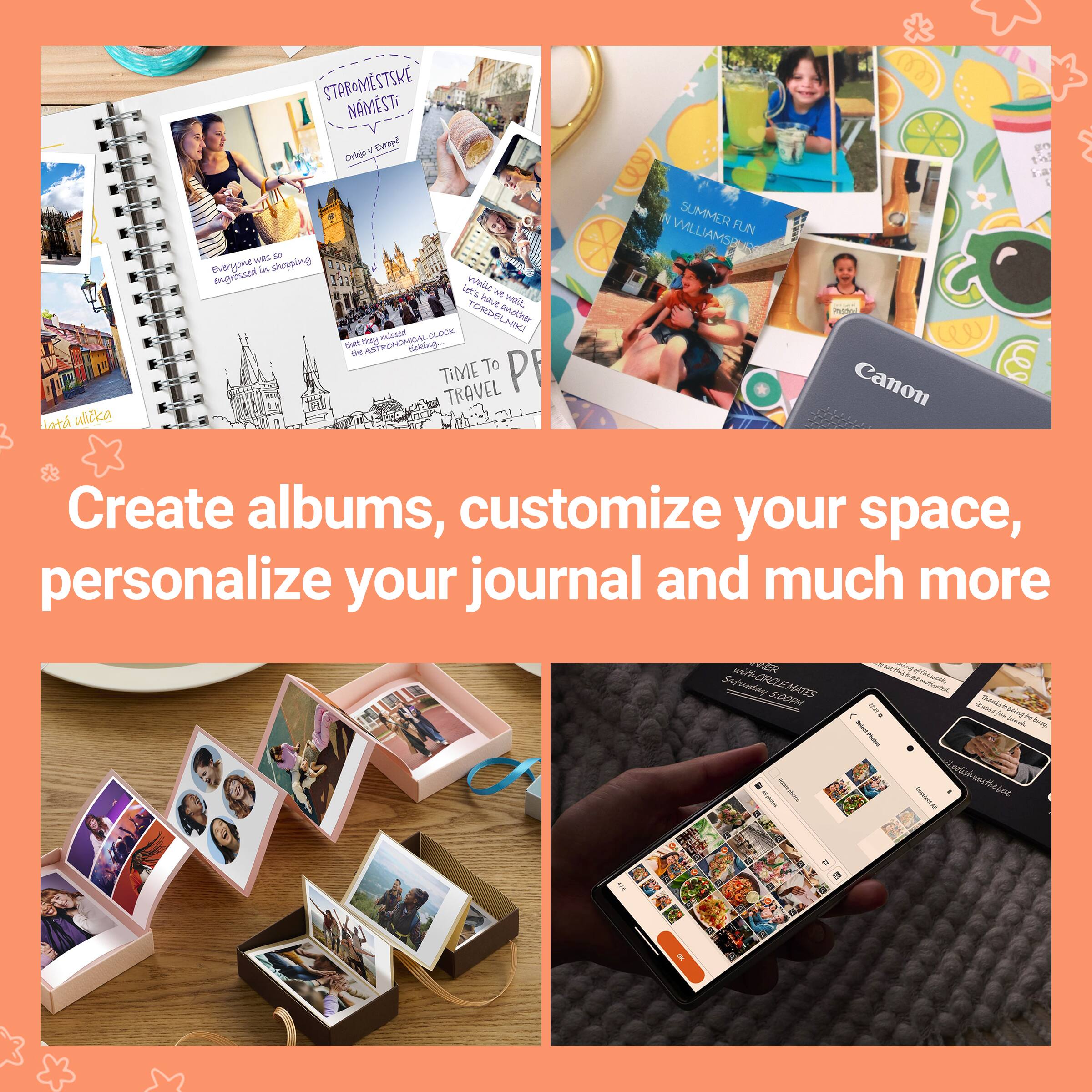 Canon SELPHY QX20 Wireless Compact Photo Printer Dark Gray 6752C001 ...