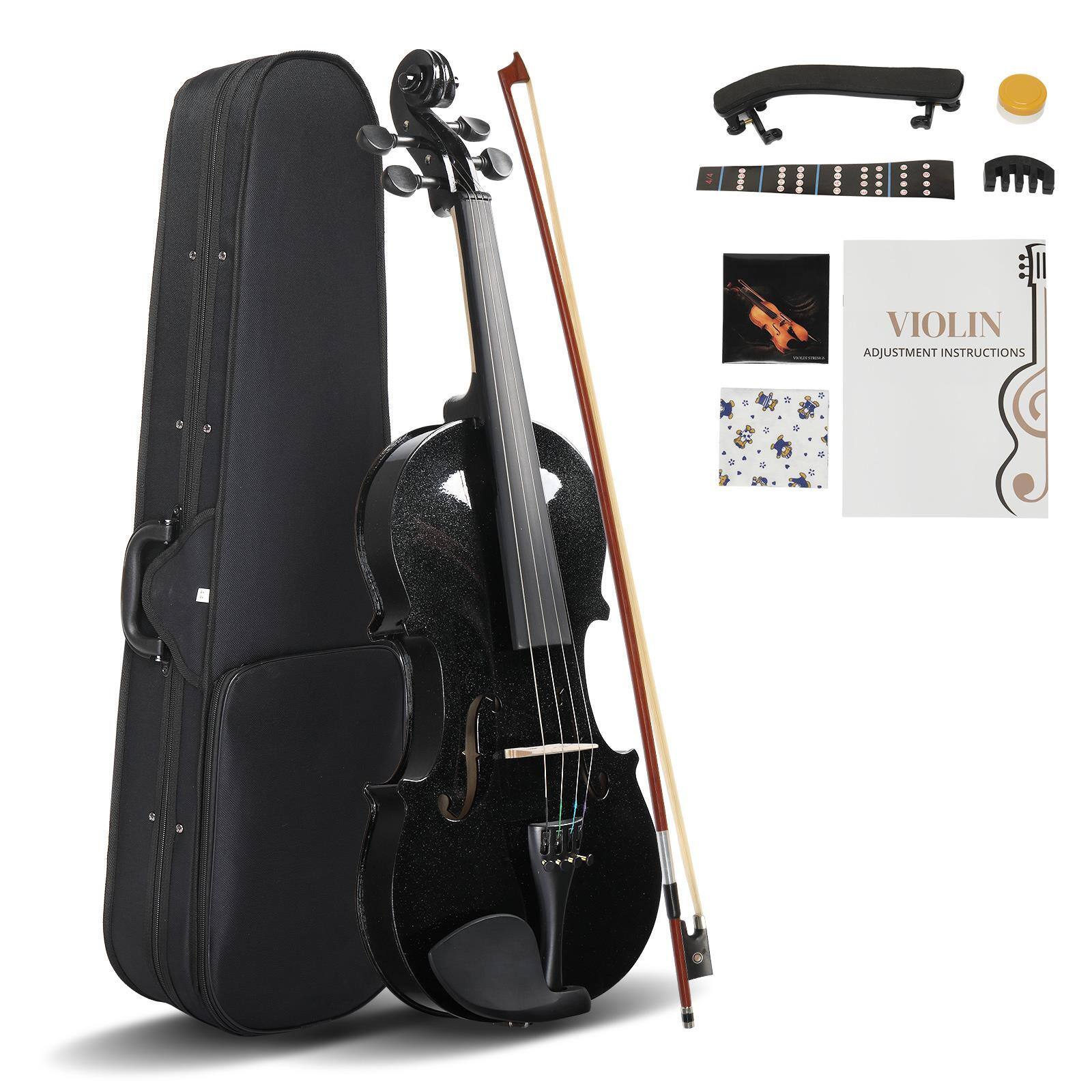 Winado 4/4 Violin Beginner Violin, Full Size Acoustic Violin with ...