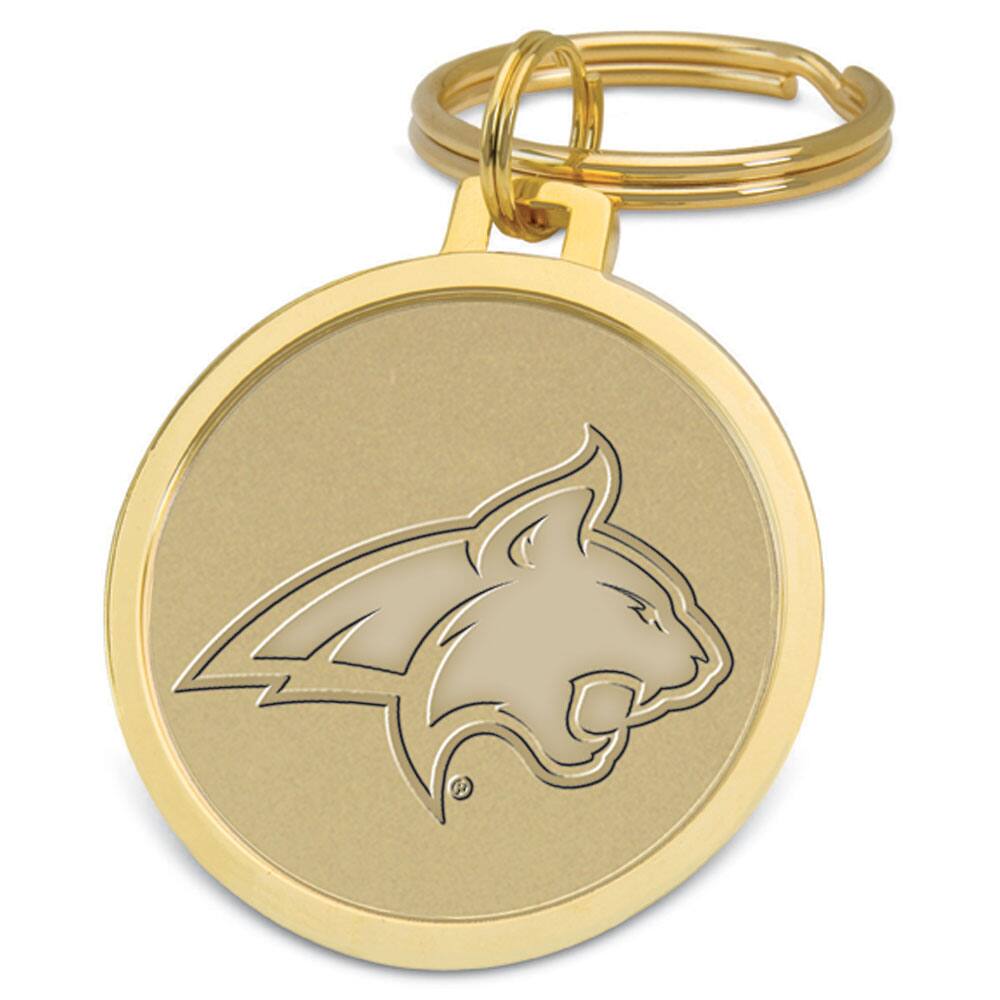 Jardine Montana State Bobcats Team Logo Split Wire Key Ring Gold ...