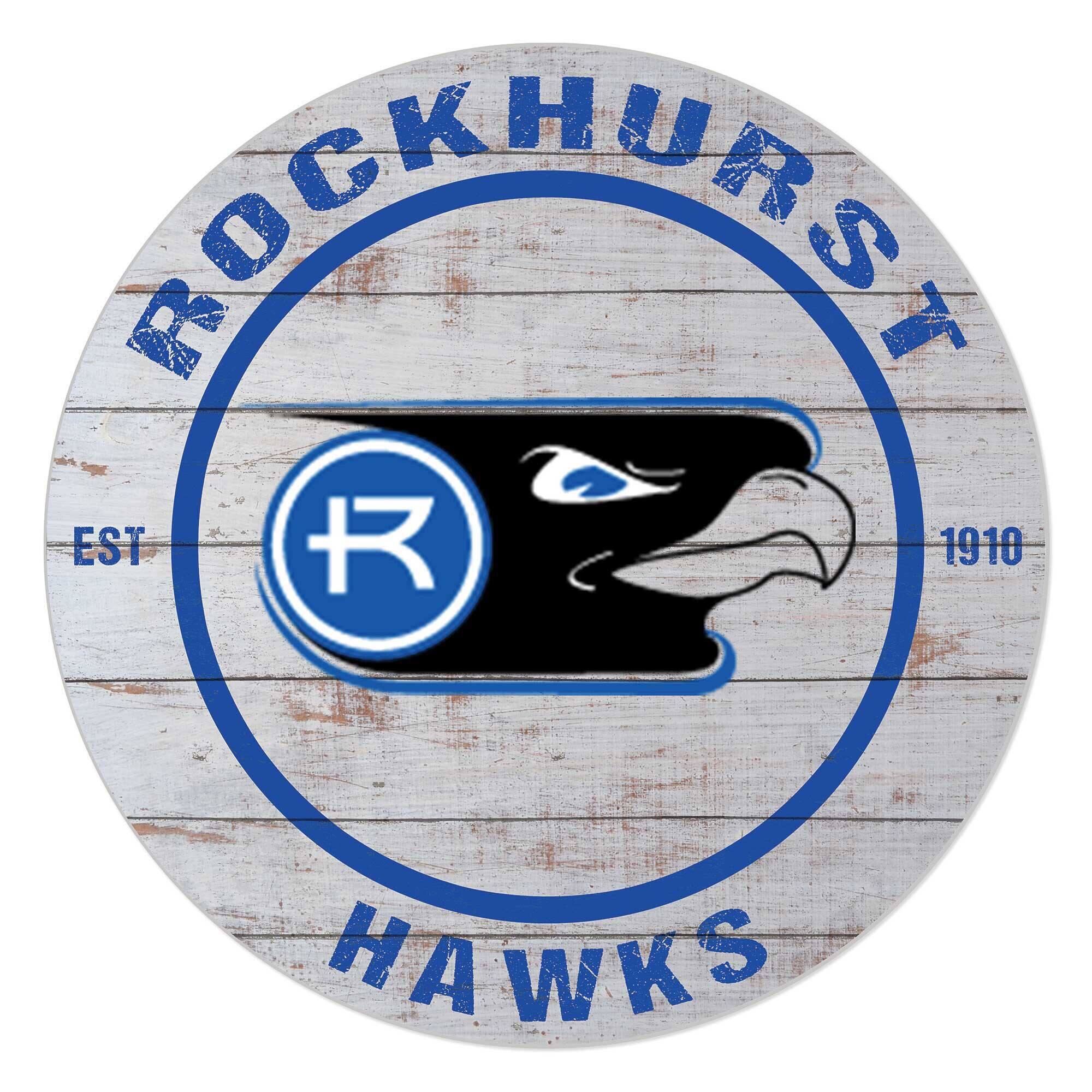 Jardine Rockhurst Hawks 20'' x 20'' Indoor/Outdoor Weathered Circle ...