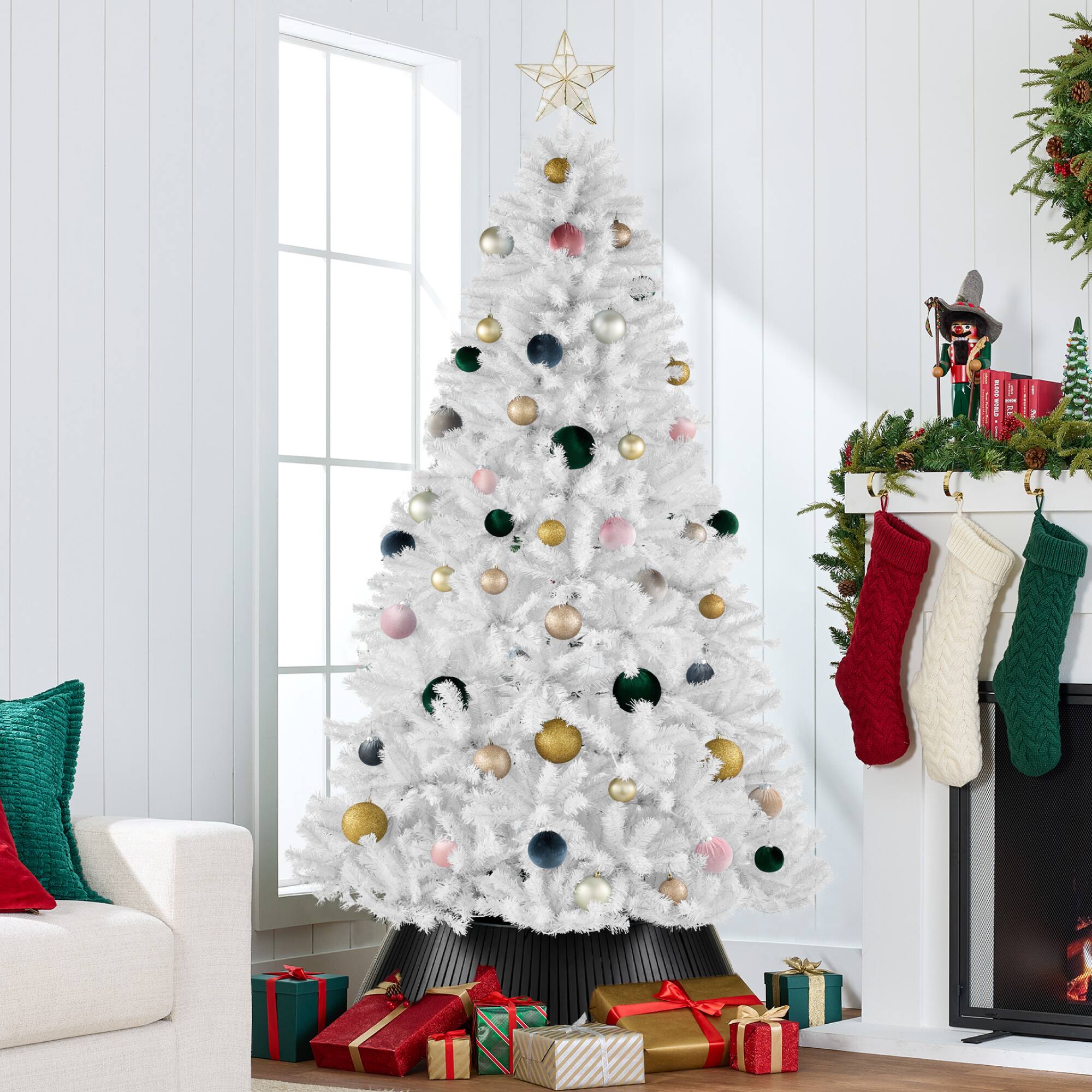 Best Choice Products Artificial Christmas Tree, 7.5ft Premium Unlit ...