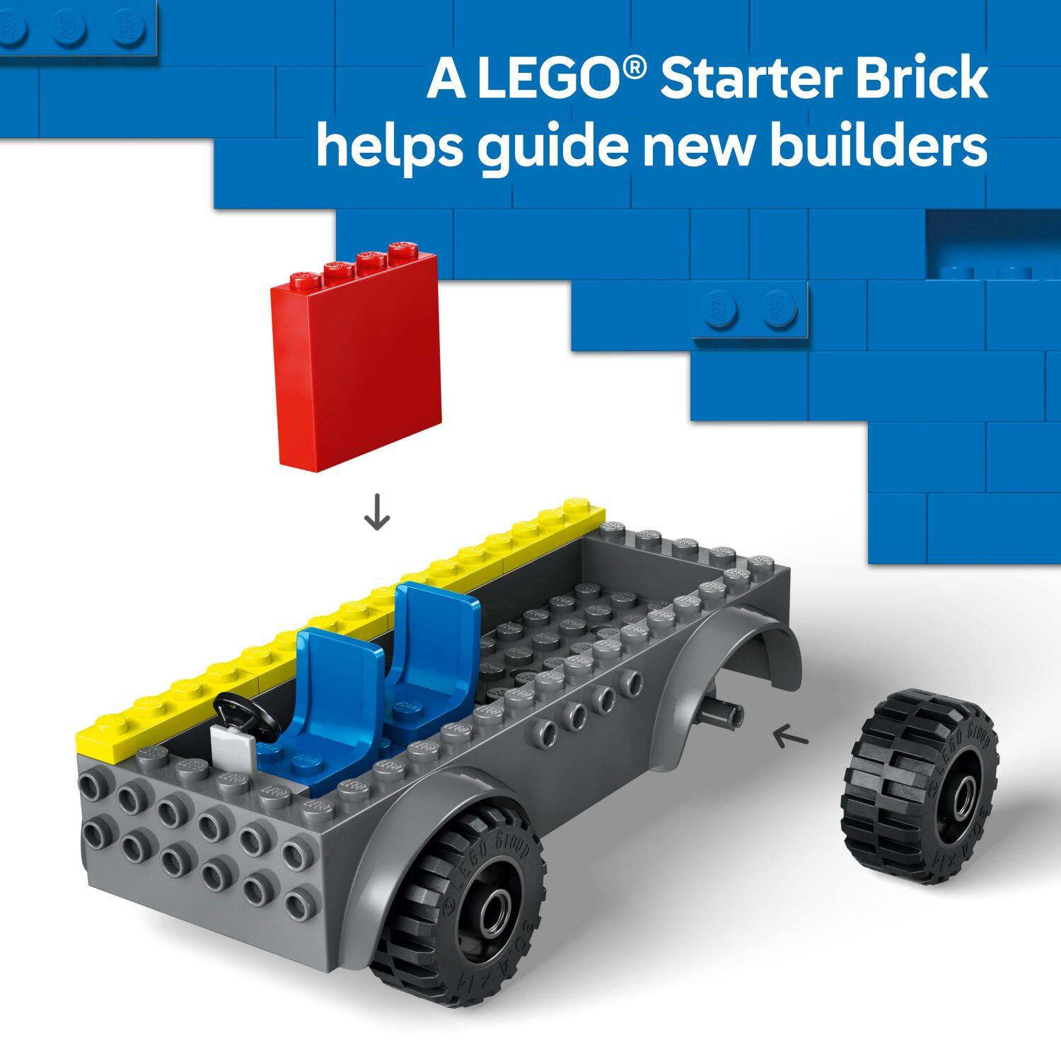 LEGO City Fire Ladder Truck Toddler Building Toy 60463 6518569 - Best Buy